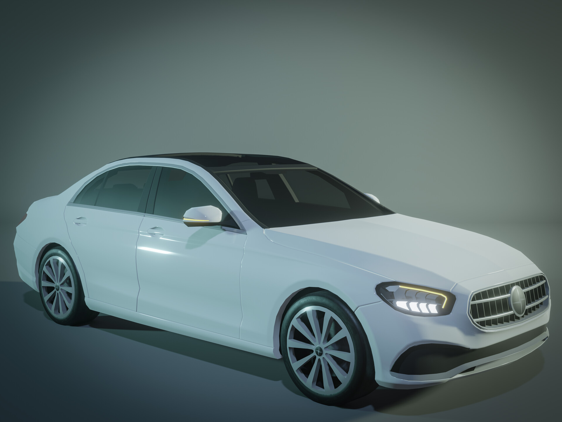 ArtStation - Mercedes E Class