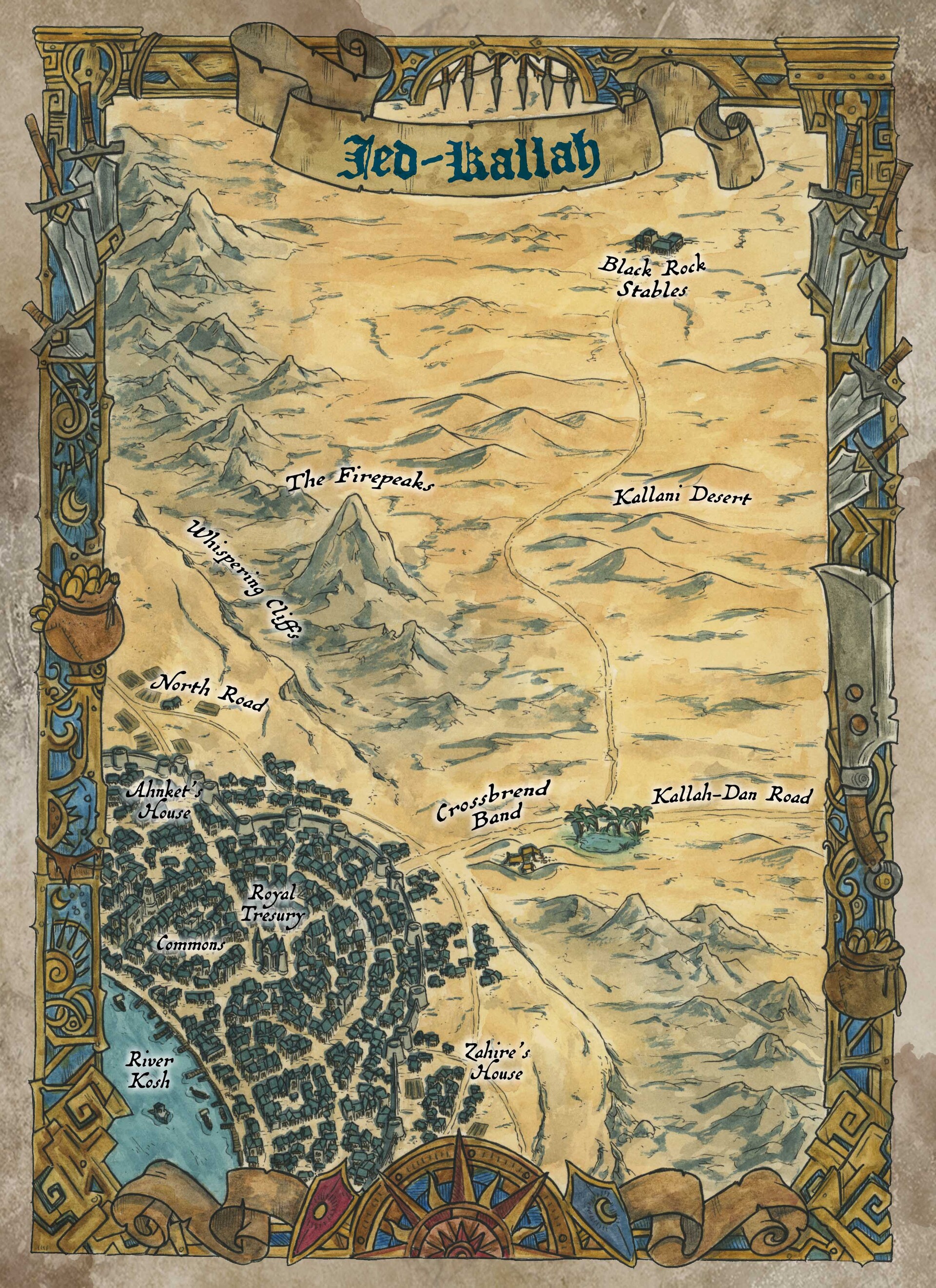 ArtStation - New Rpg commission Map!