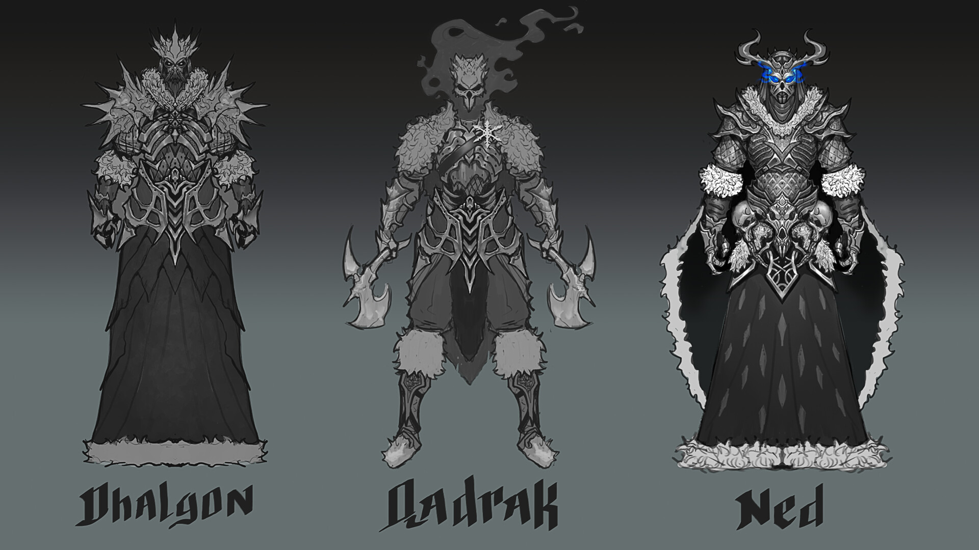 ArtStation - Undead Ice king concept