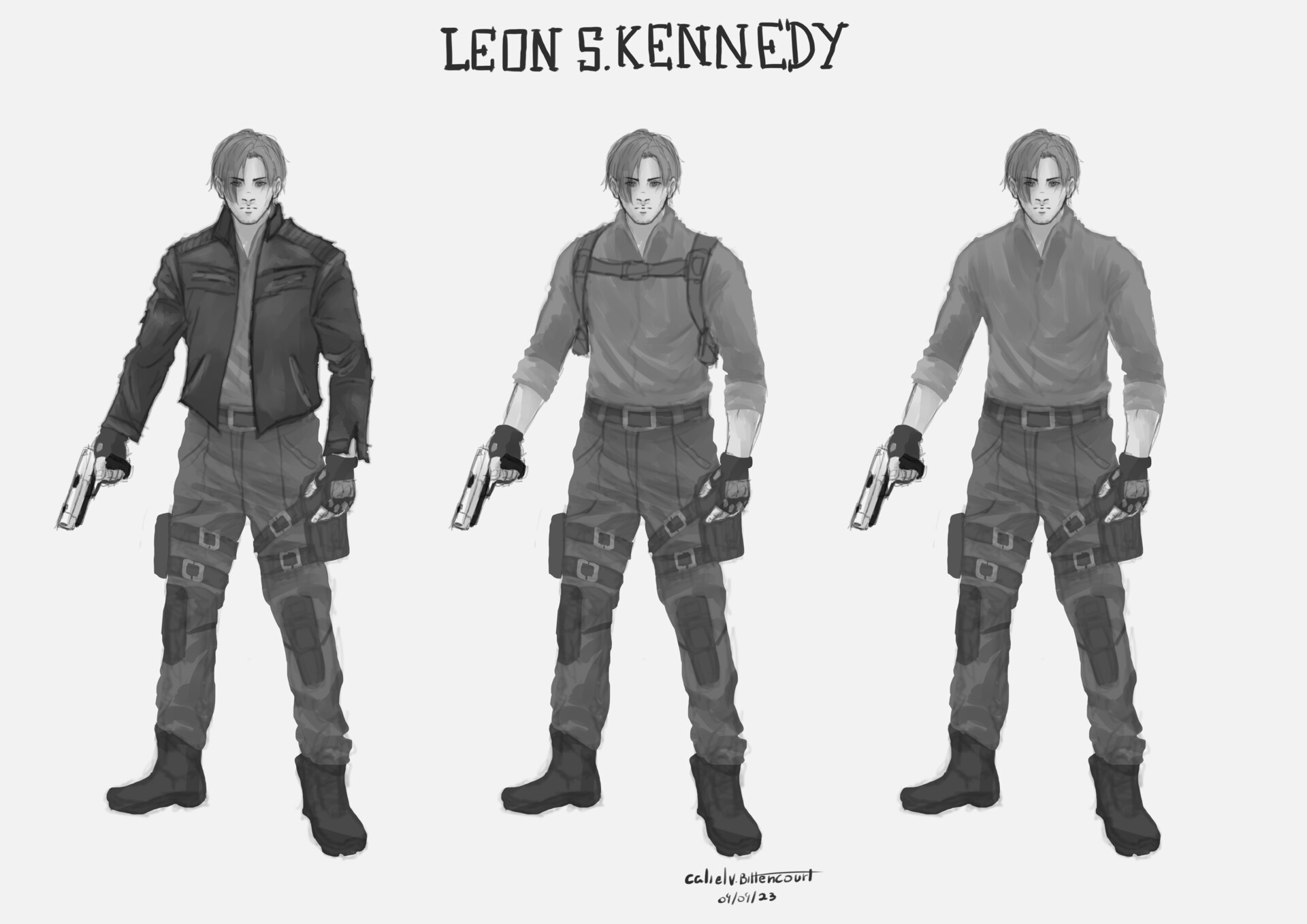 ArtStation - Leon S. Kennedy - CONCEPT ART #12