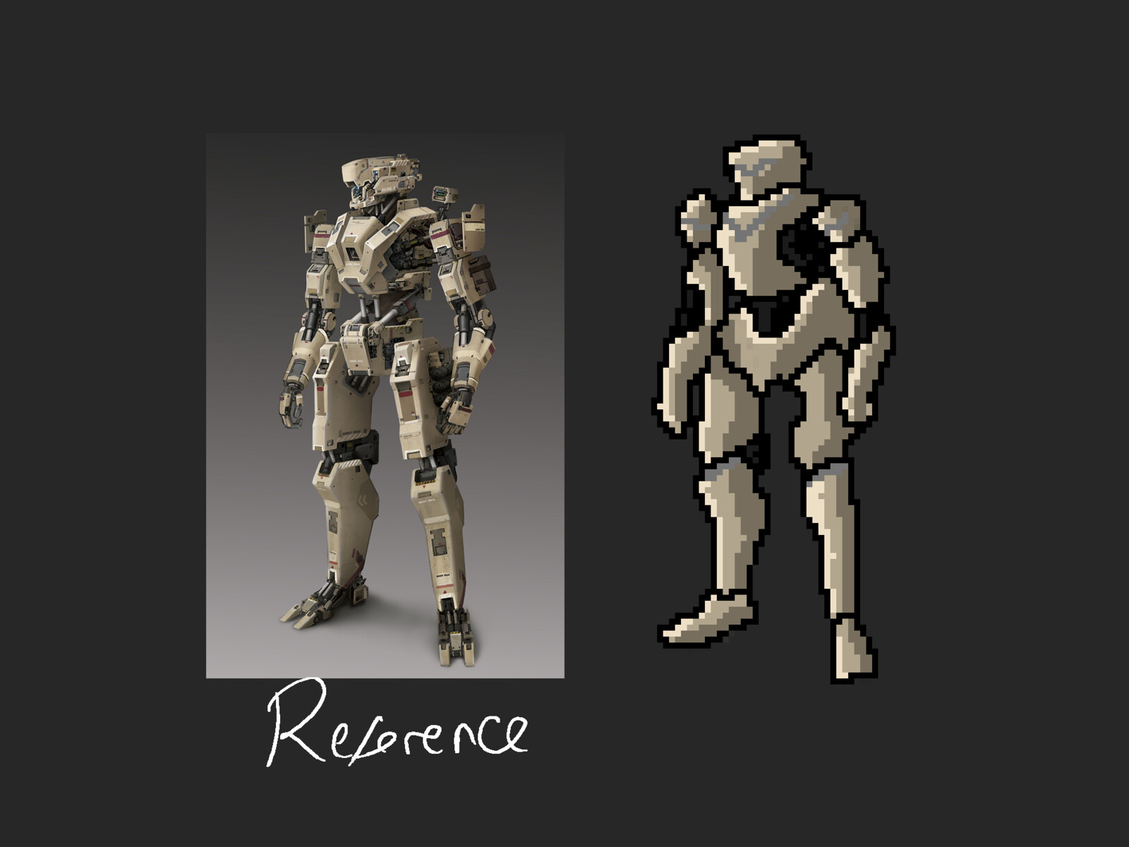 James Whitehead - Pixel art robot