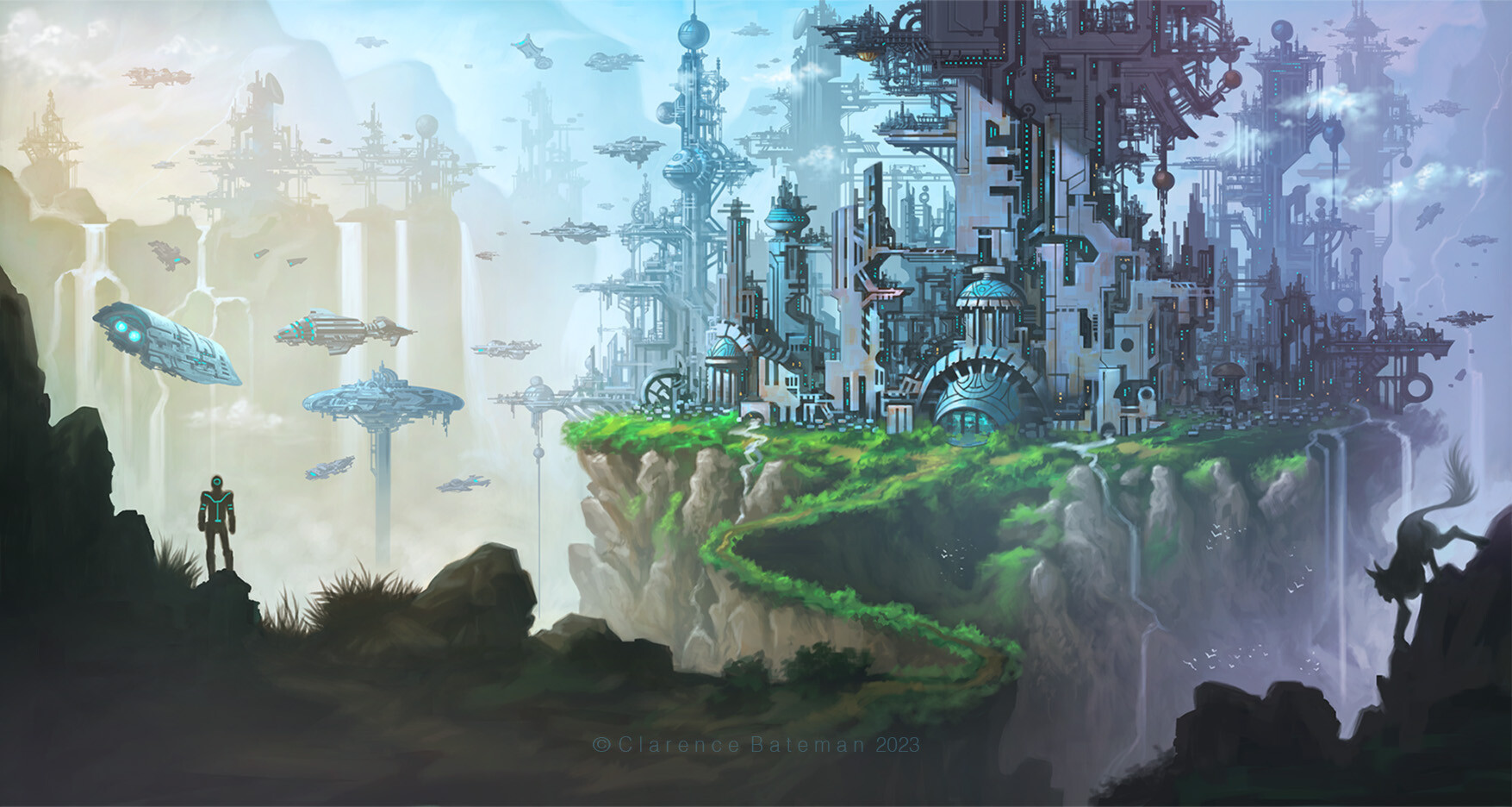 ArtStation - Mountain City