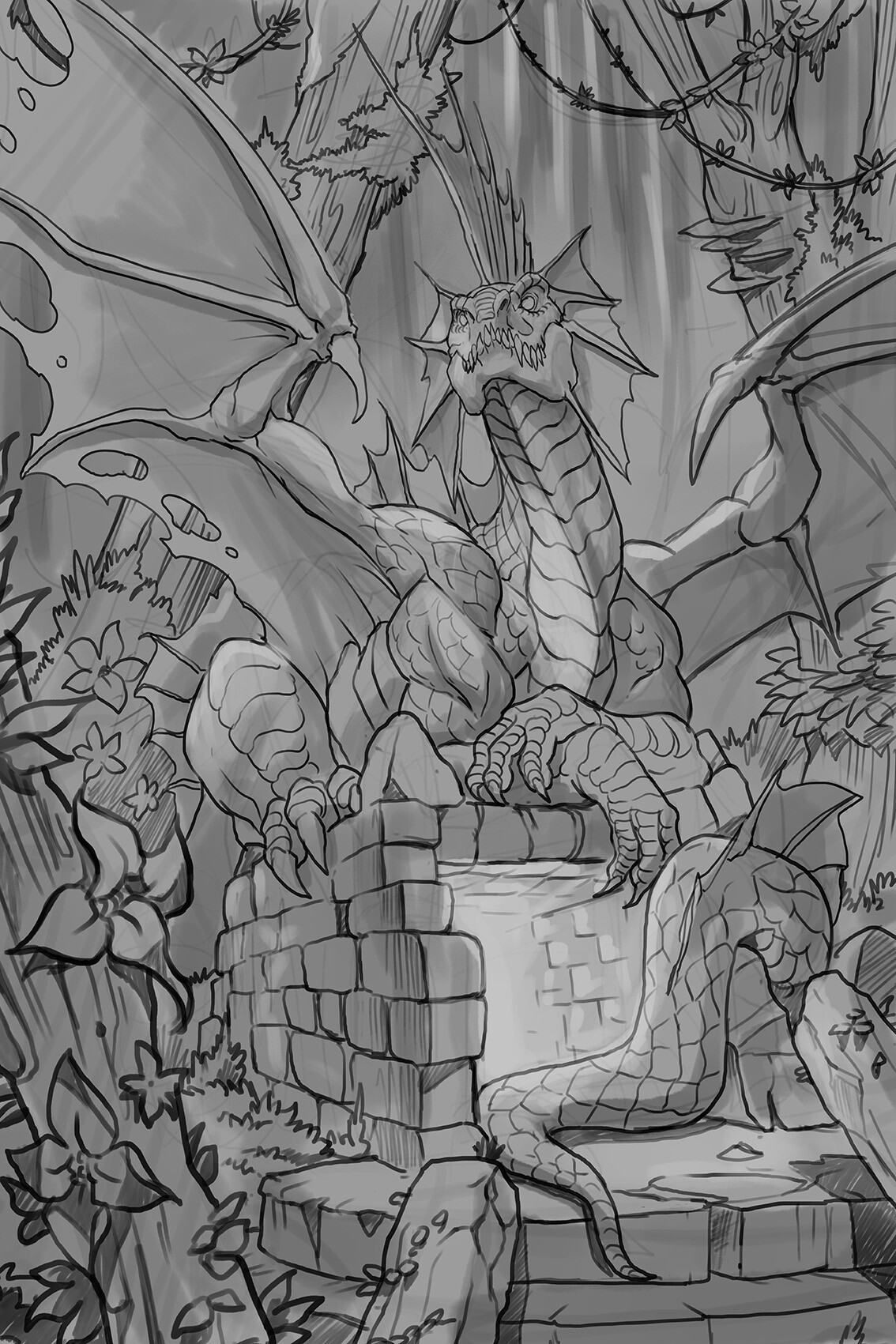 green death dragon coloring pages