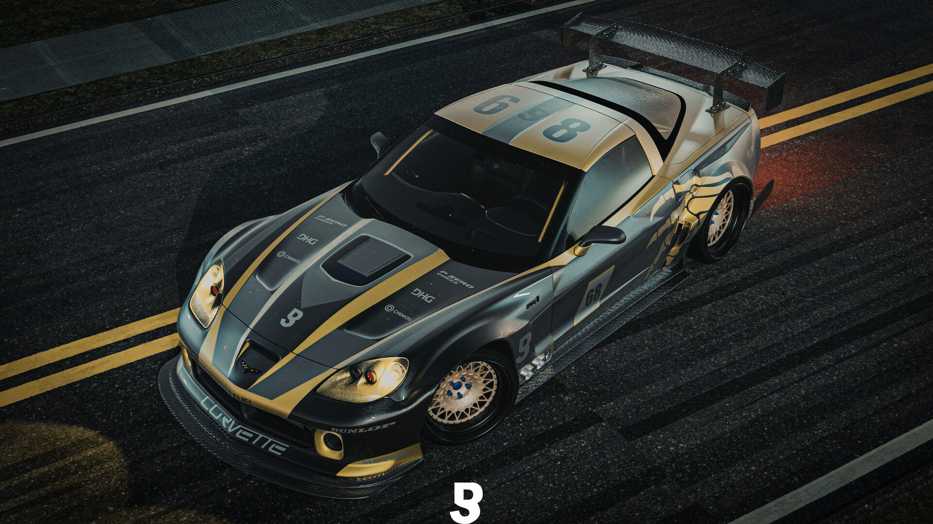 ArtStation - Chevrolet Corvette C6 ZR1