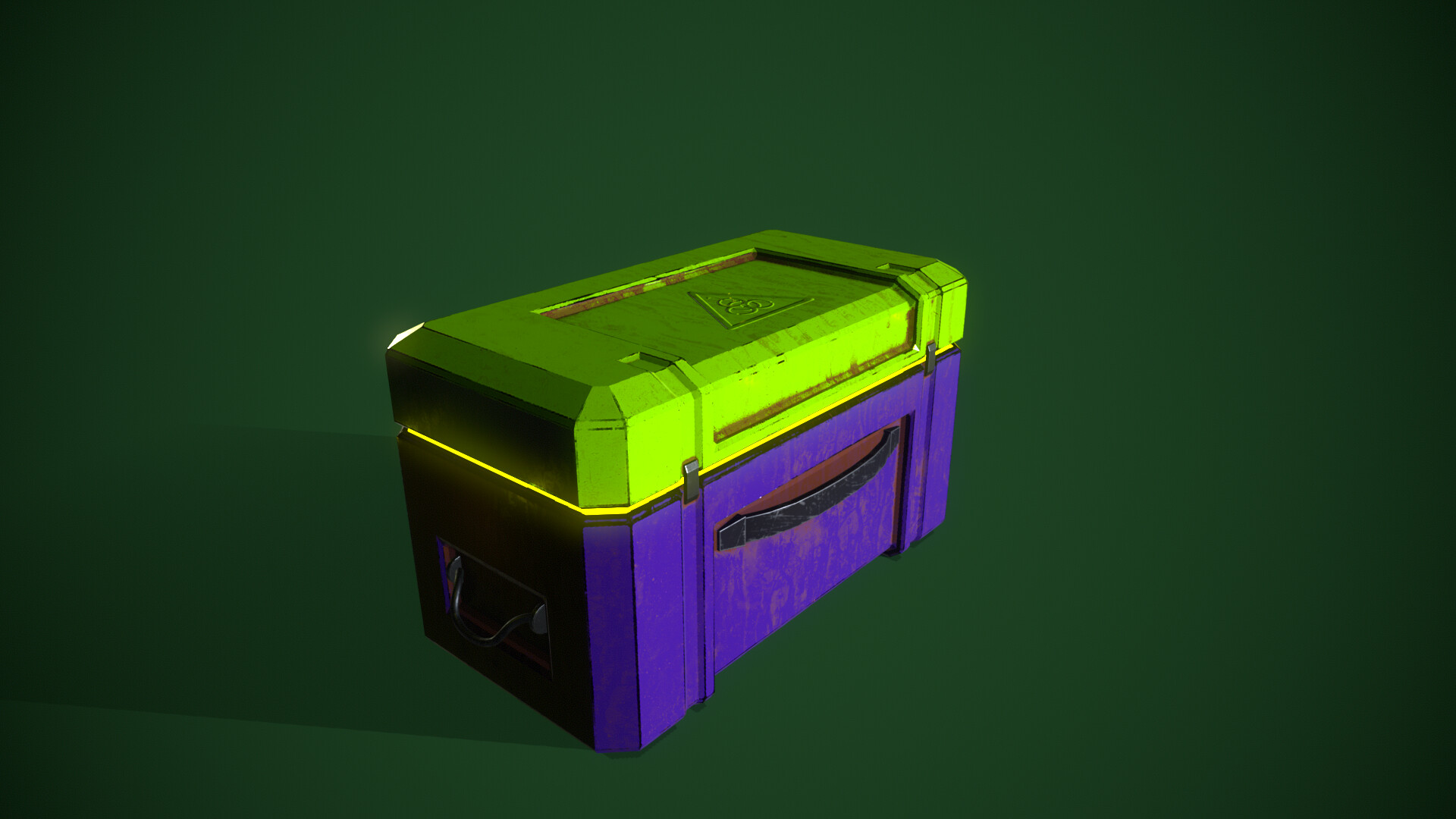 ArtStation - Radioactive Crate