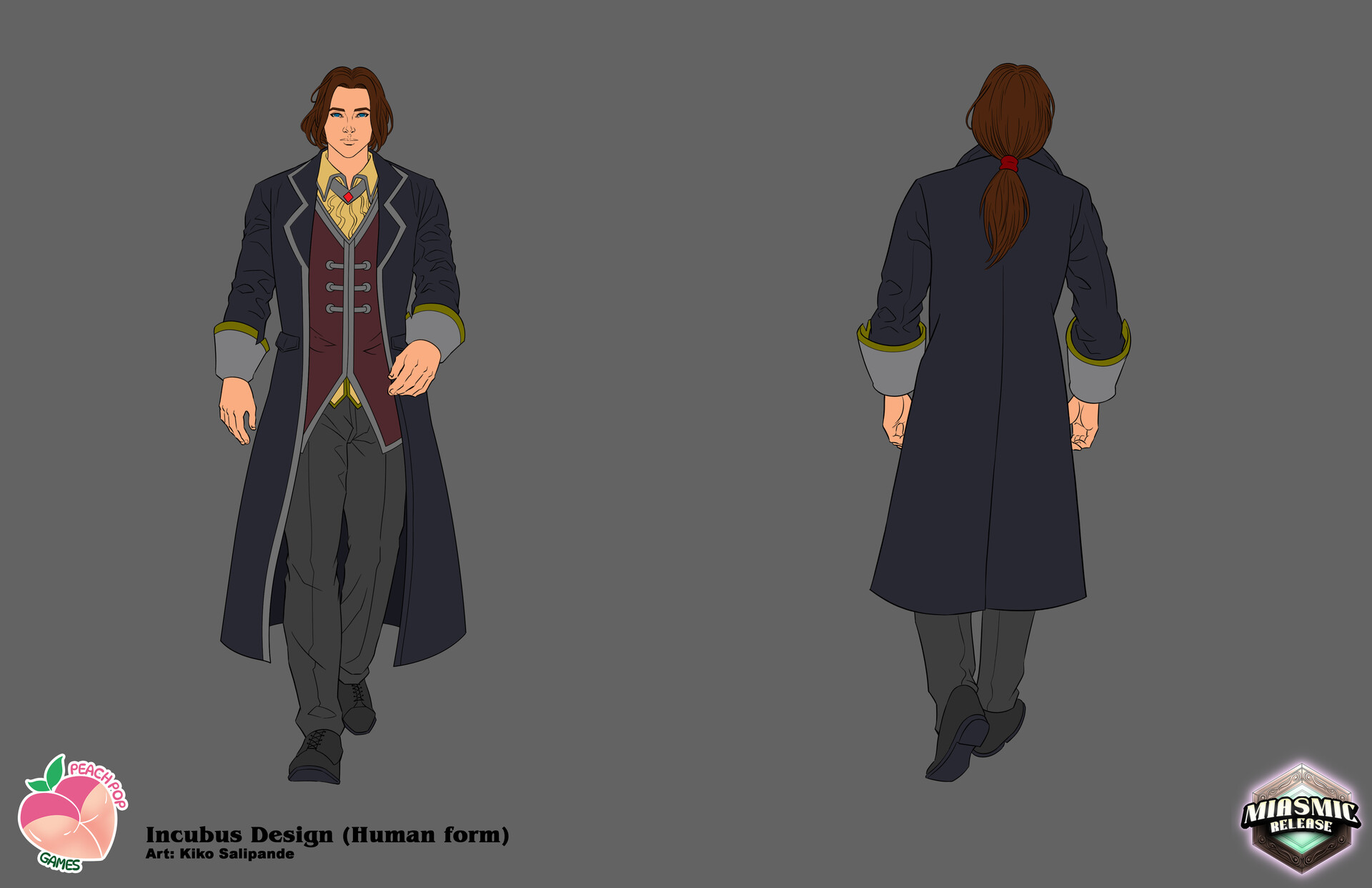 KIKO Salipande - Incubus Character Design - Human Form 2022