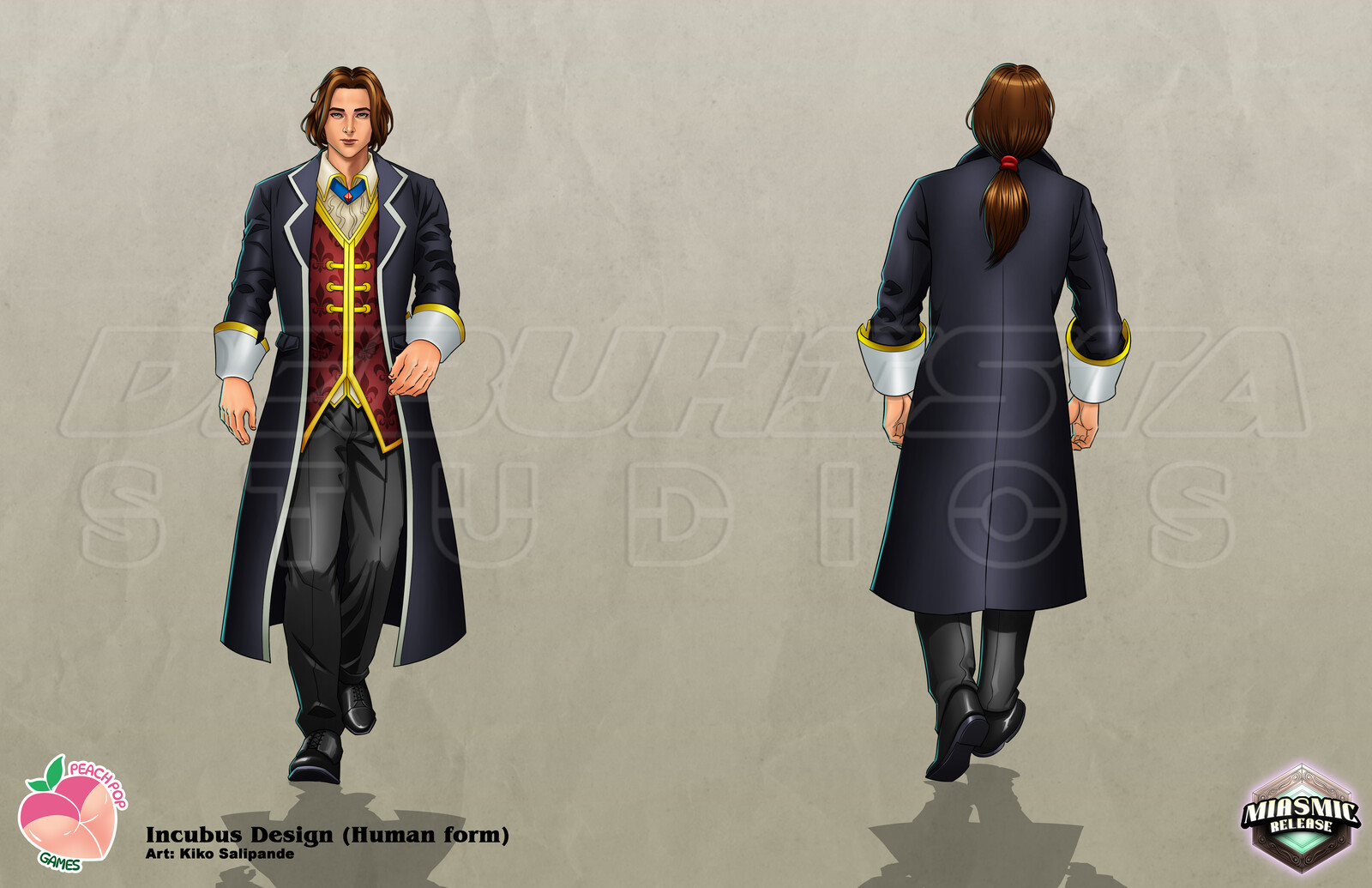 KIKO Salipande - Incubus Character Design - Human Form 2022