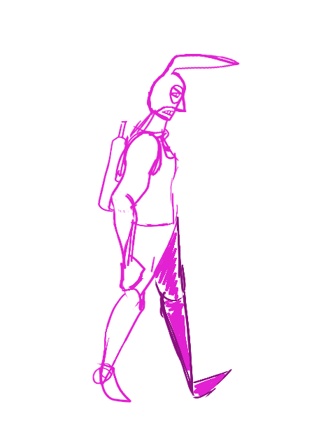 Alexei Bizarre - BUNNY SLIPPERS WALK CYCLE (NON-LOOPING)