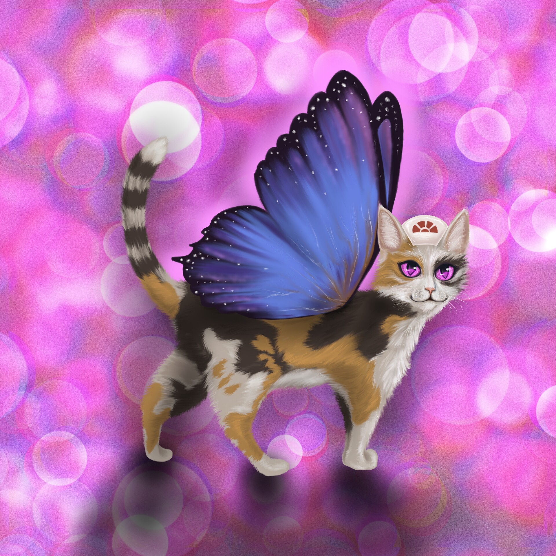 ArtStation - DnD Magical Nurse Cat