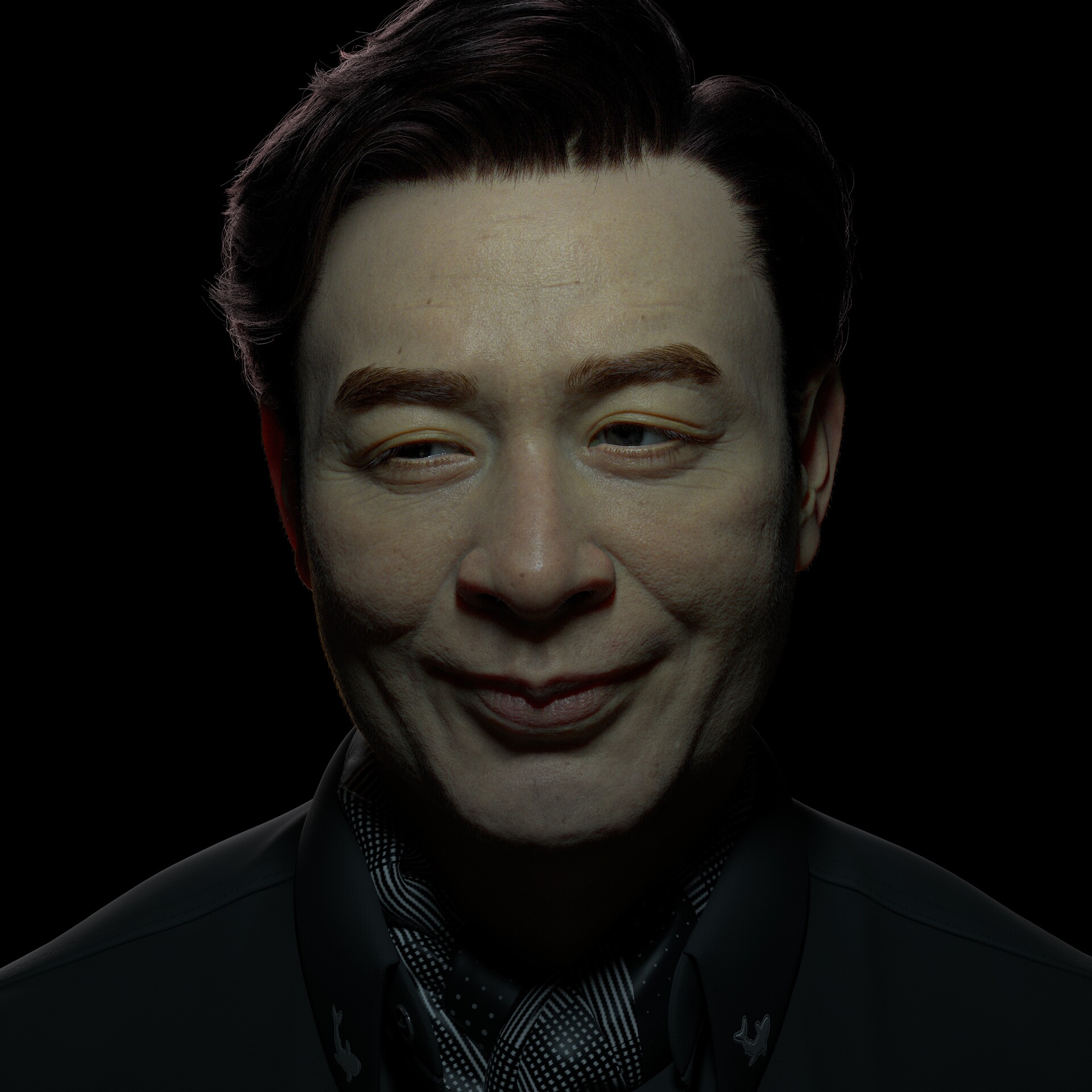 ShaoWeipeng - 《狂飙The Knockout》—— 高启强GaoQiqiang（张颂文ZhangSongwen饰）粉丝肖像作品