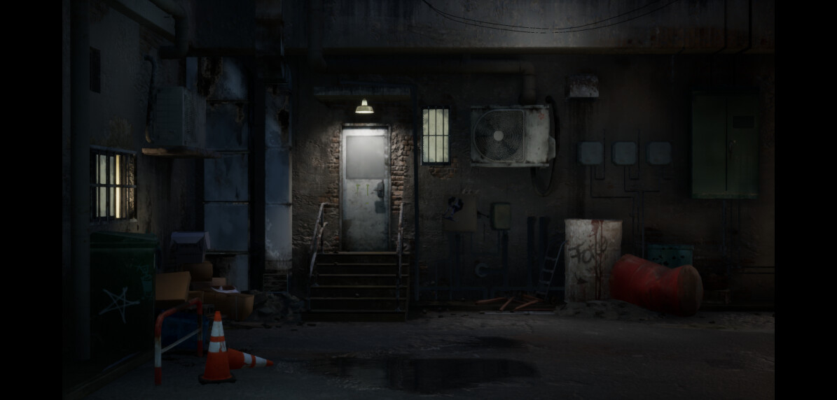 ArtStation - Back Alley Corner