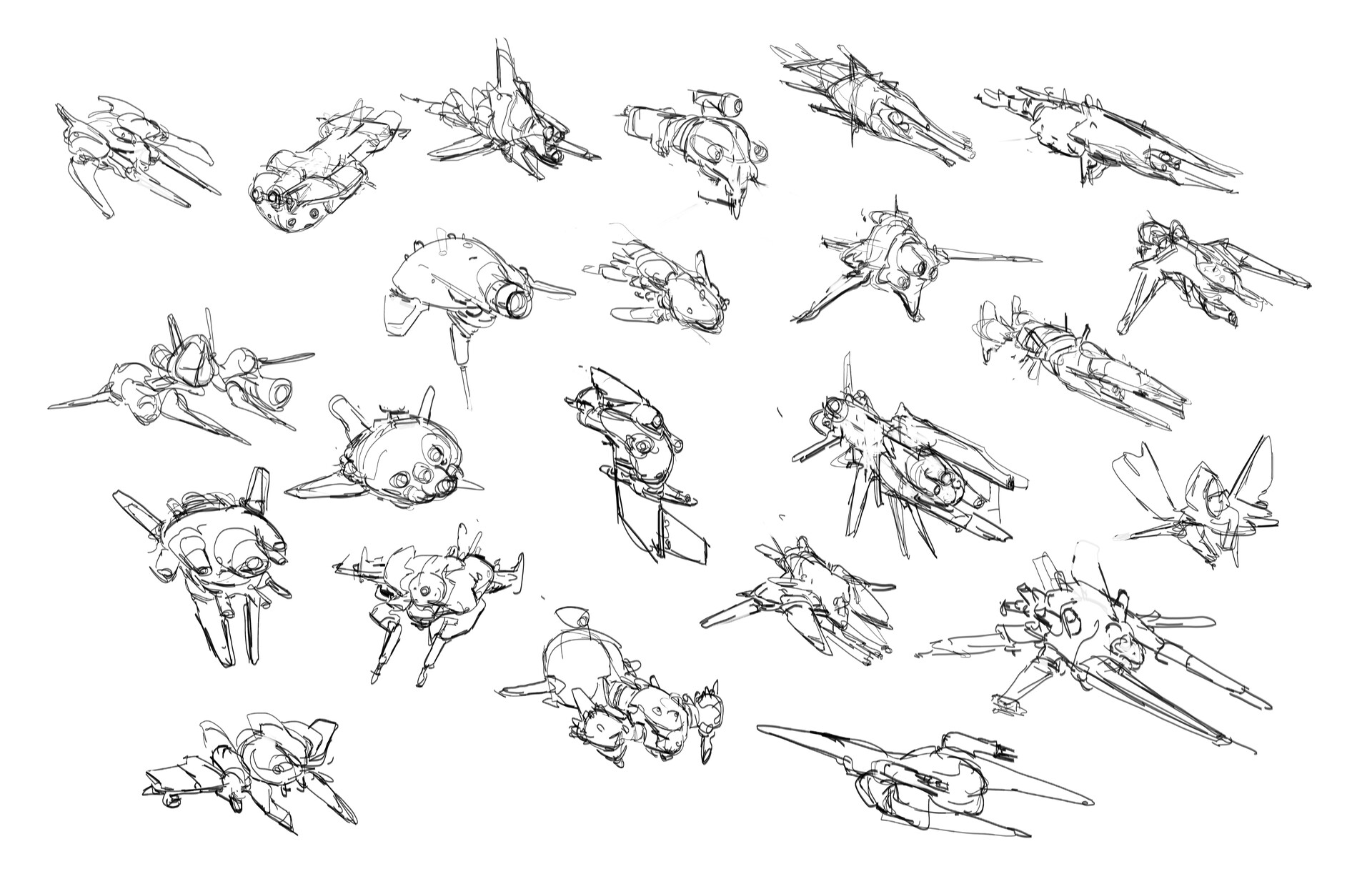 Cool Alien Spaceship Drawing