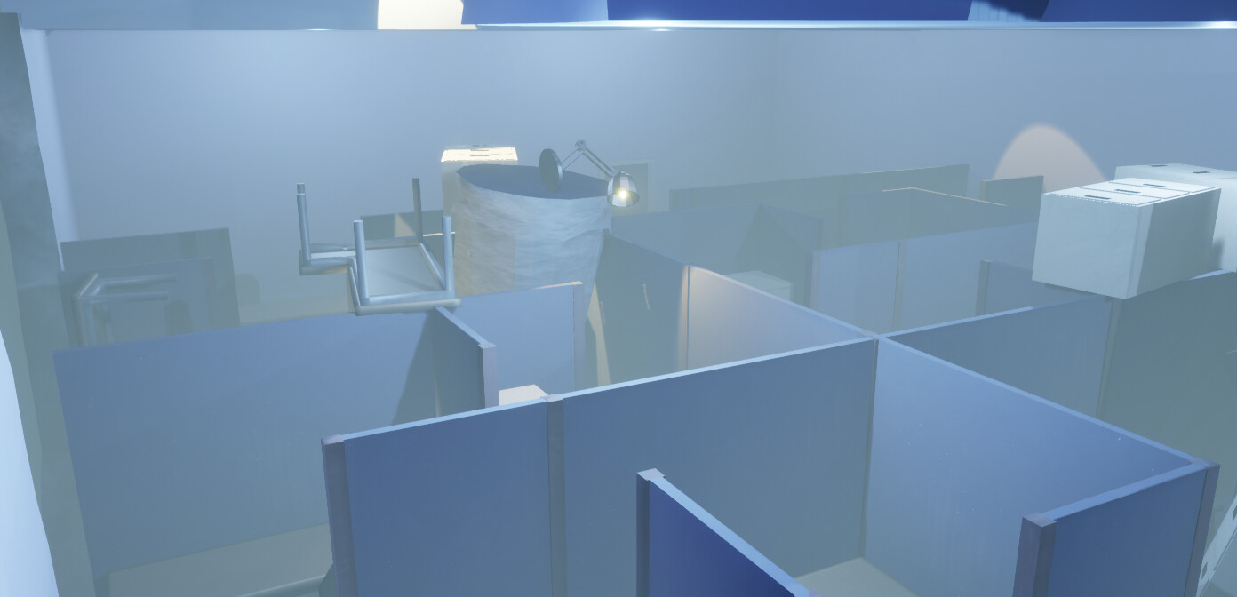 ArtStation - Horror Office Level Design