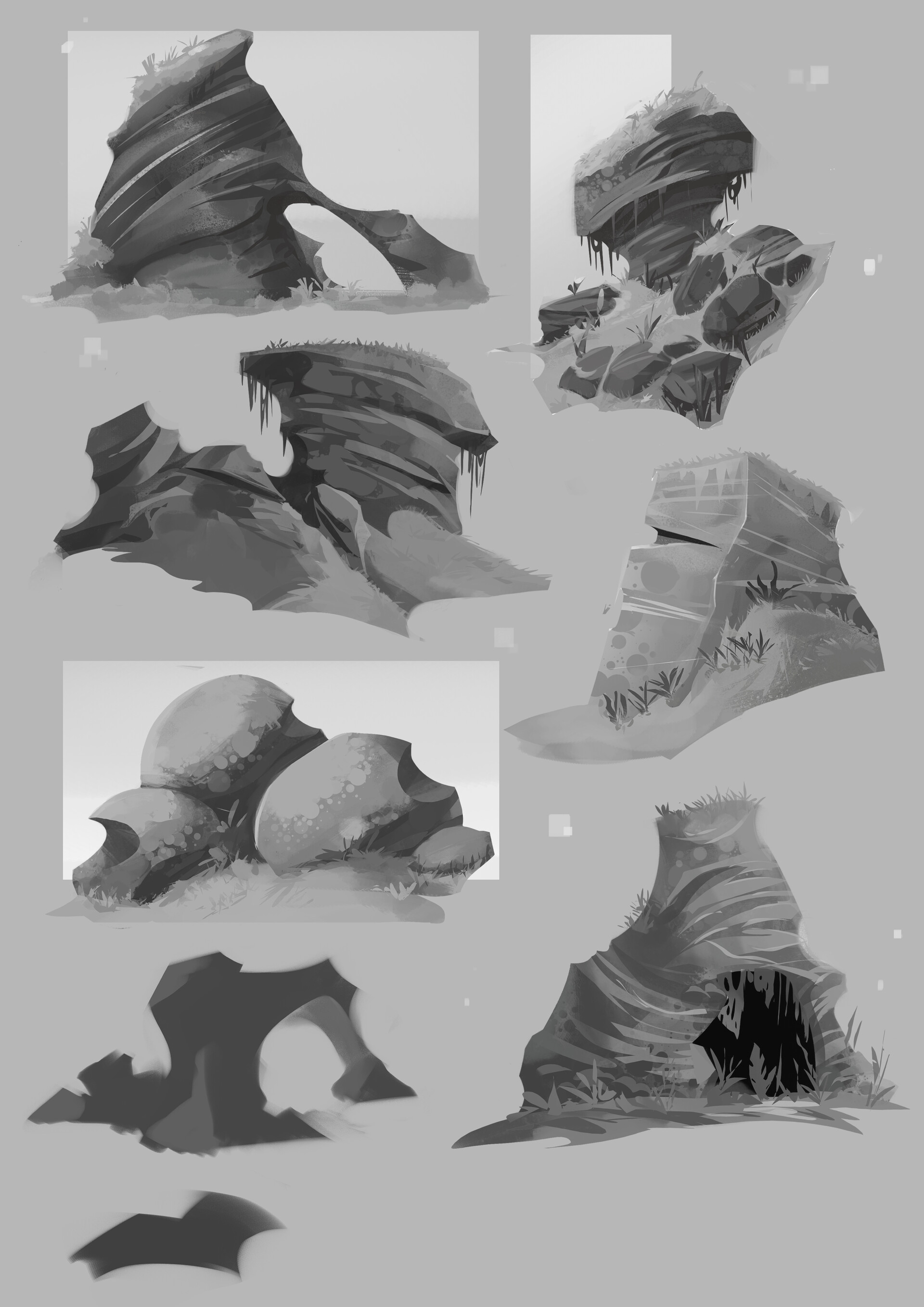 ArtStation - Various Environment sketches