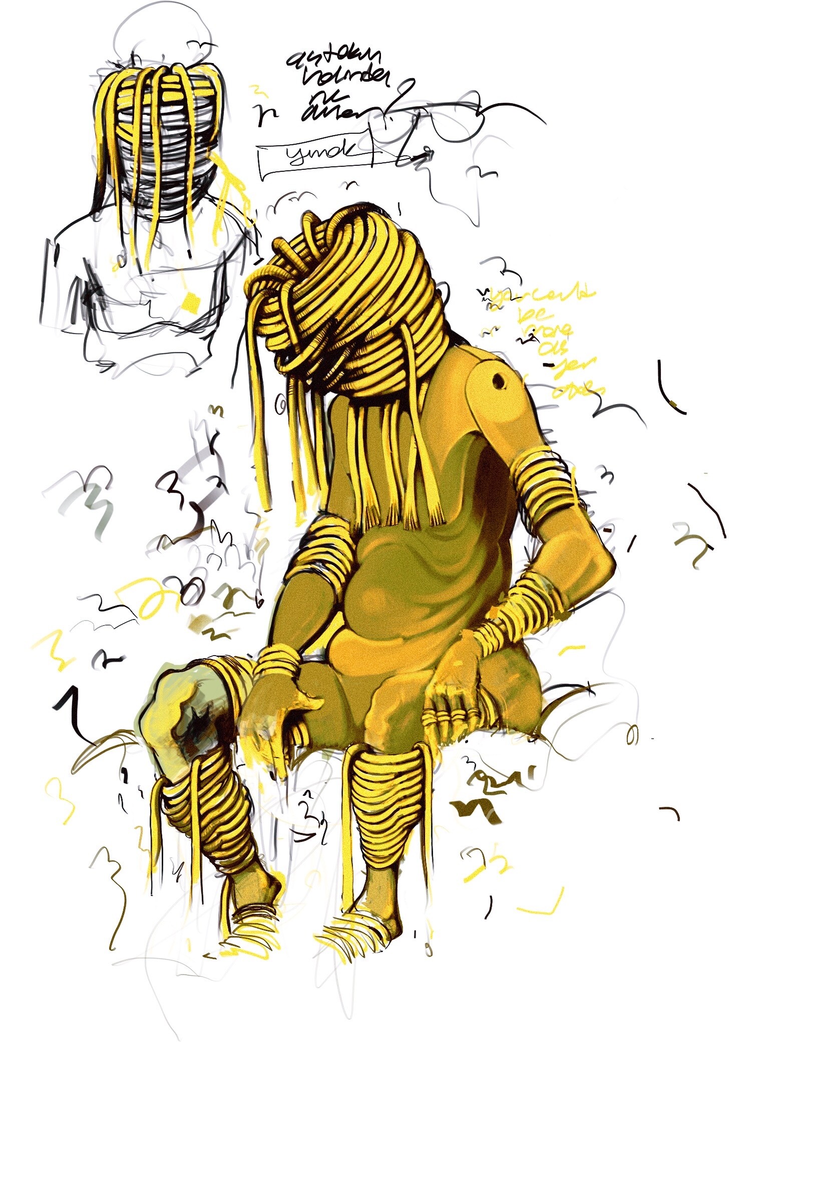 ArtStation - Spaghetti man