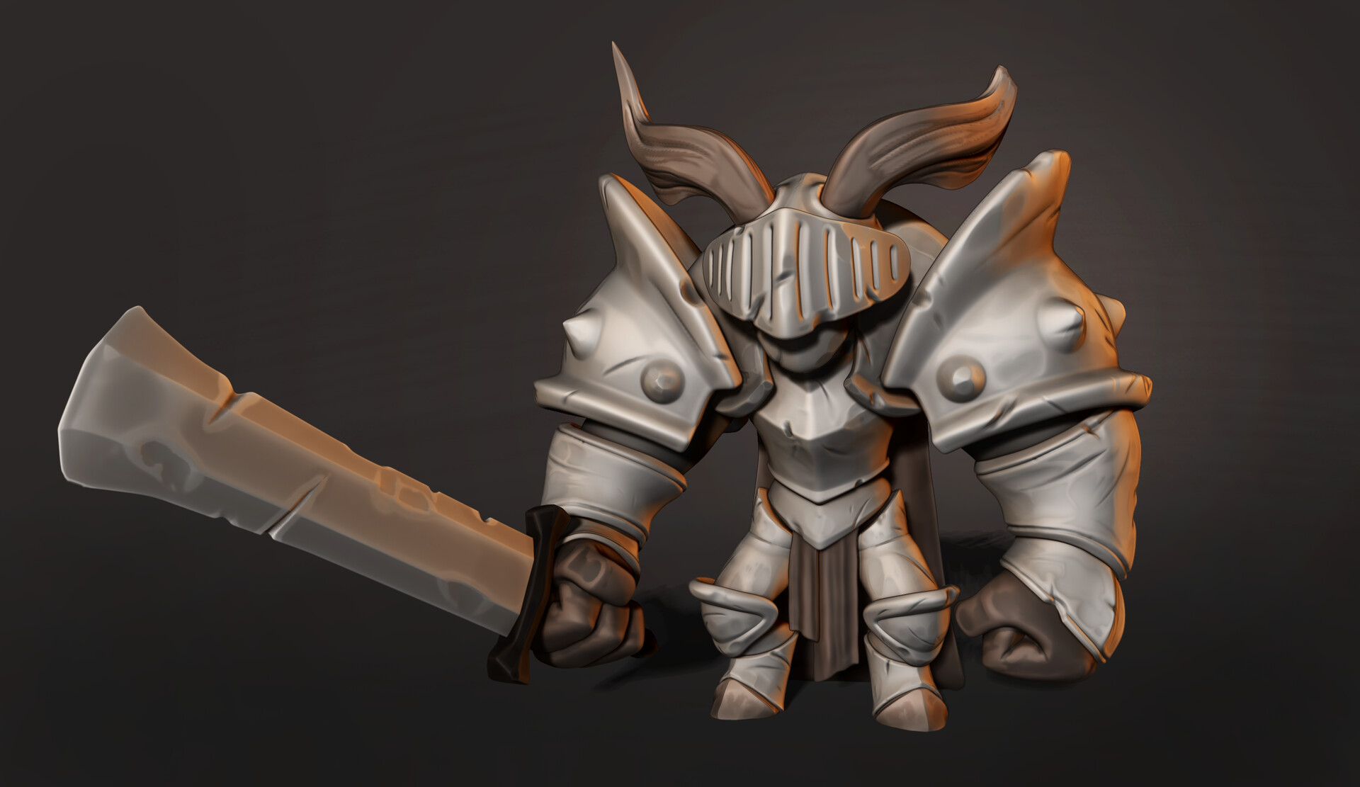 ArtStation - Fantasy knight sculpt