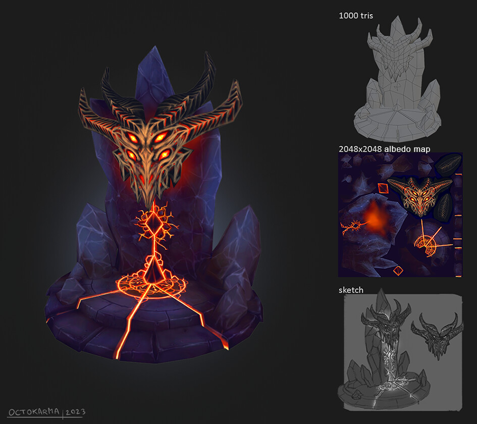 ArtStation - Demon Totem