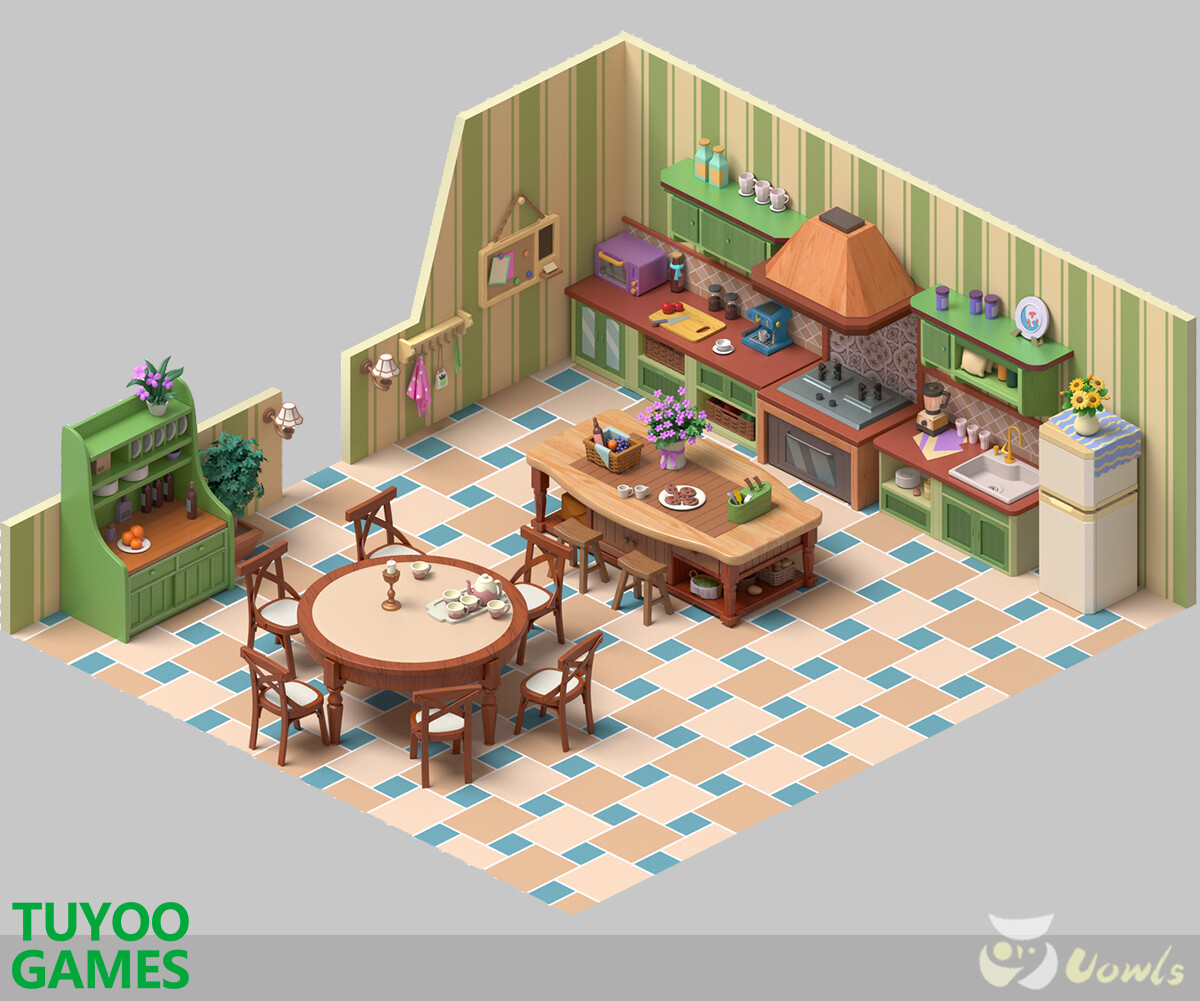 ArtStation - Kitchen designs