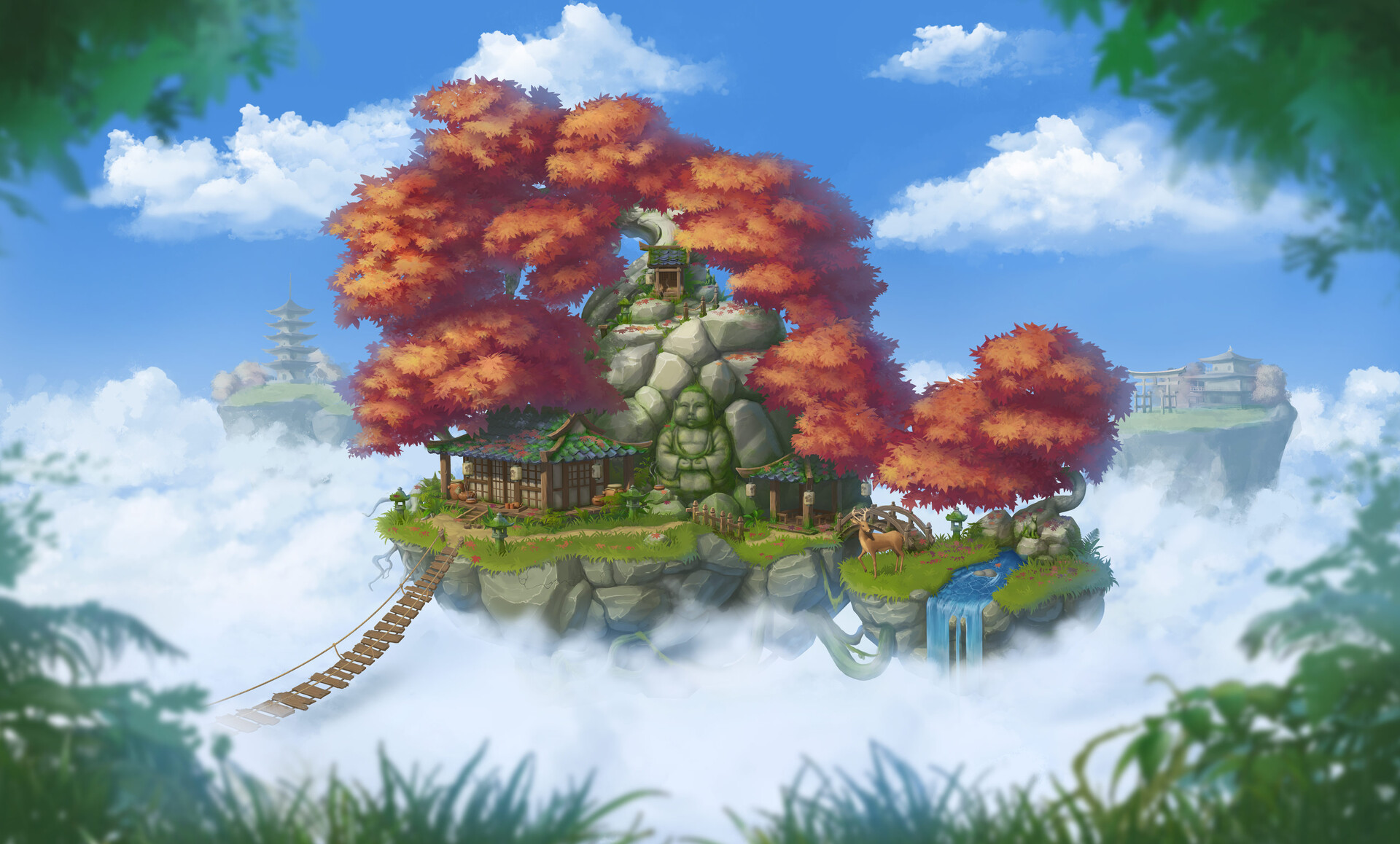 ArtStation - Flying Island