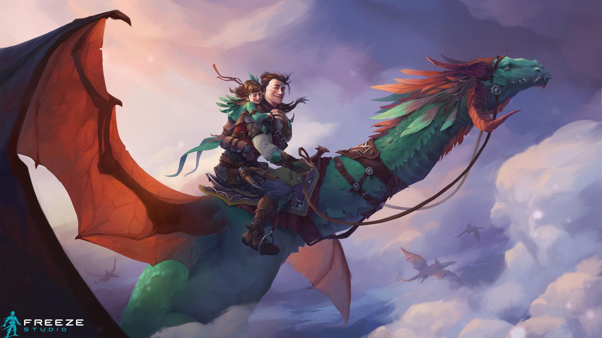 ArtStation - Dragon Family