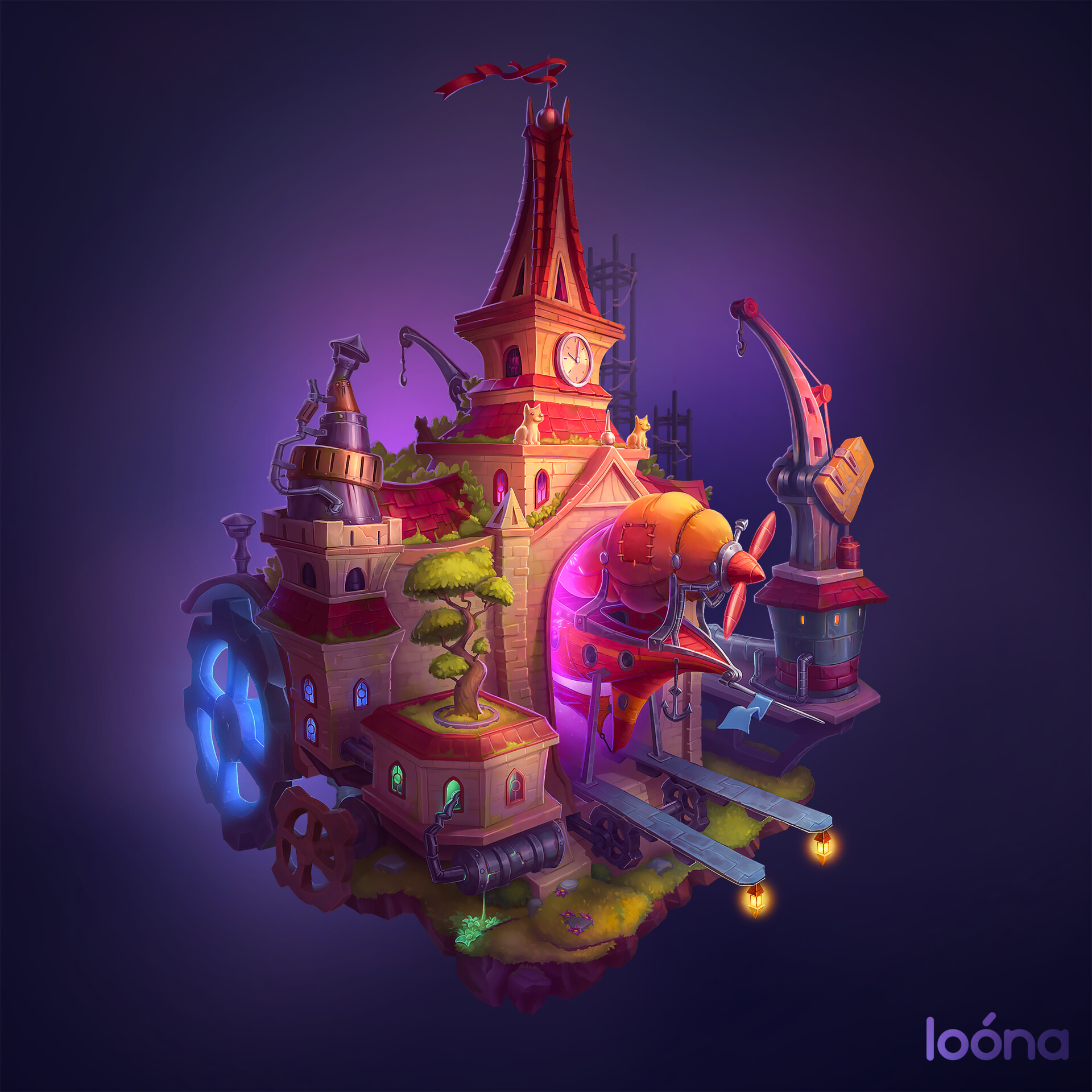 ArtStation - Loóna | Ship Service