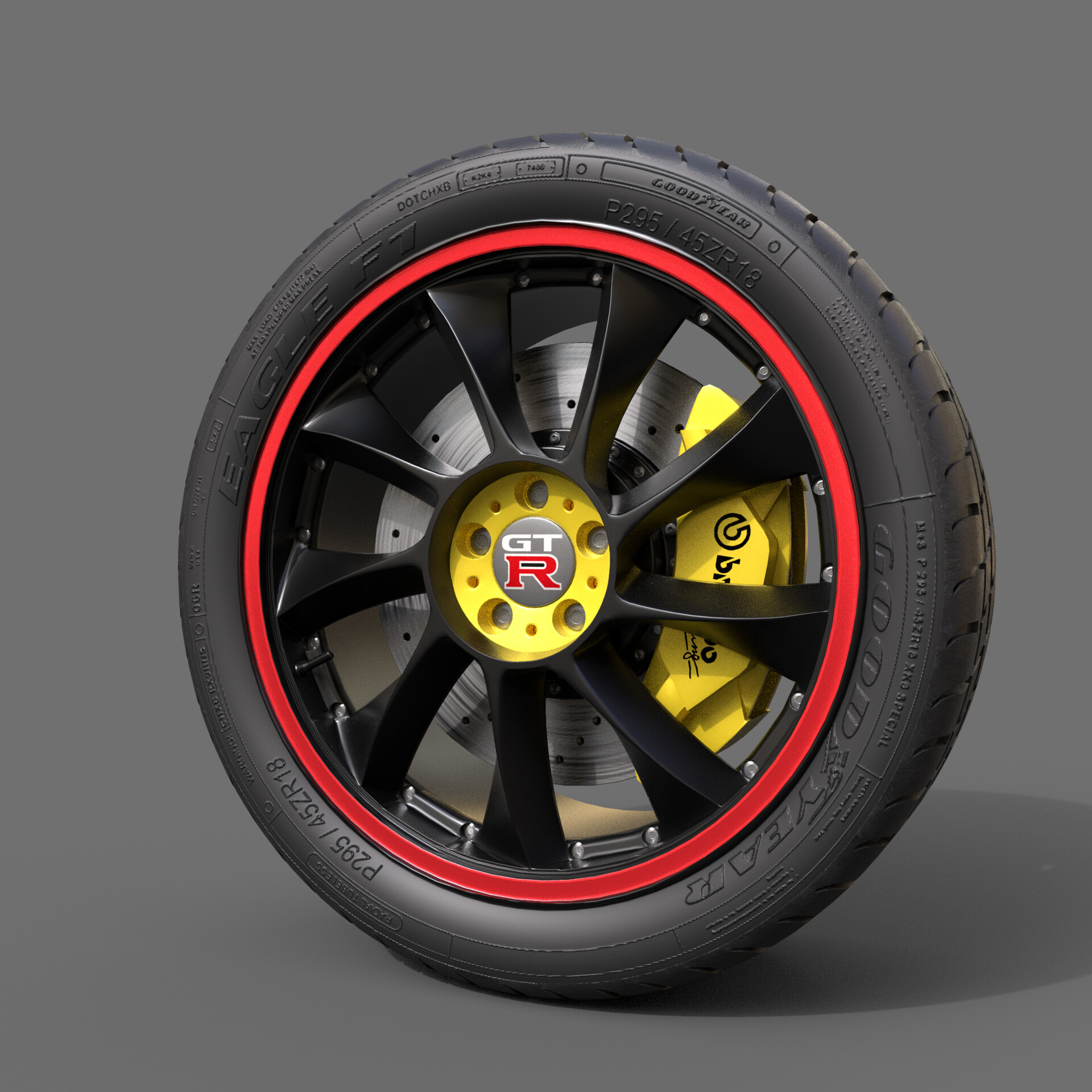 ArtStation - Super car wheel