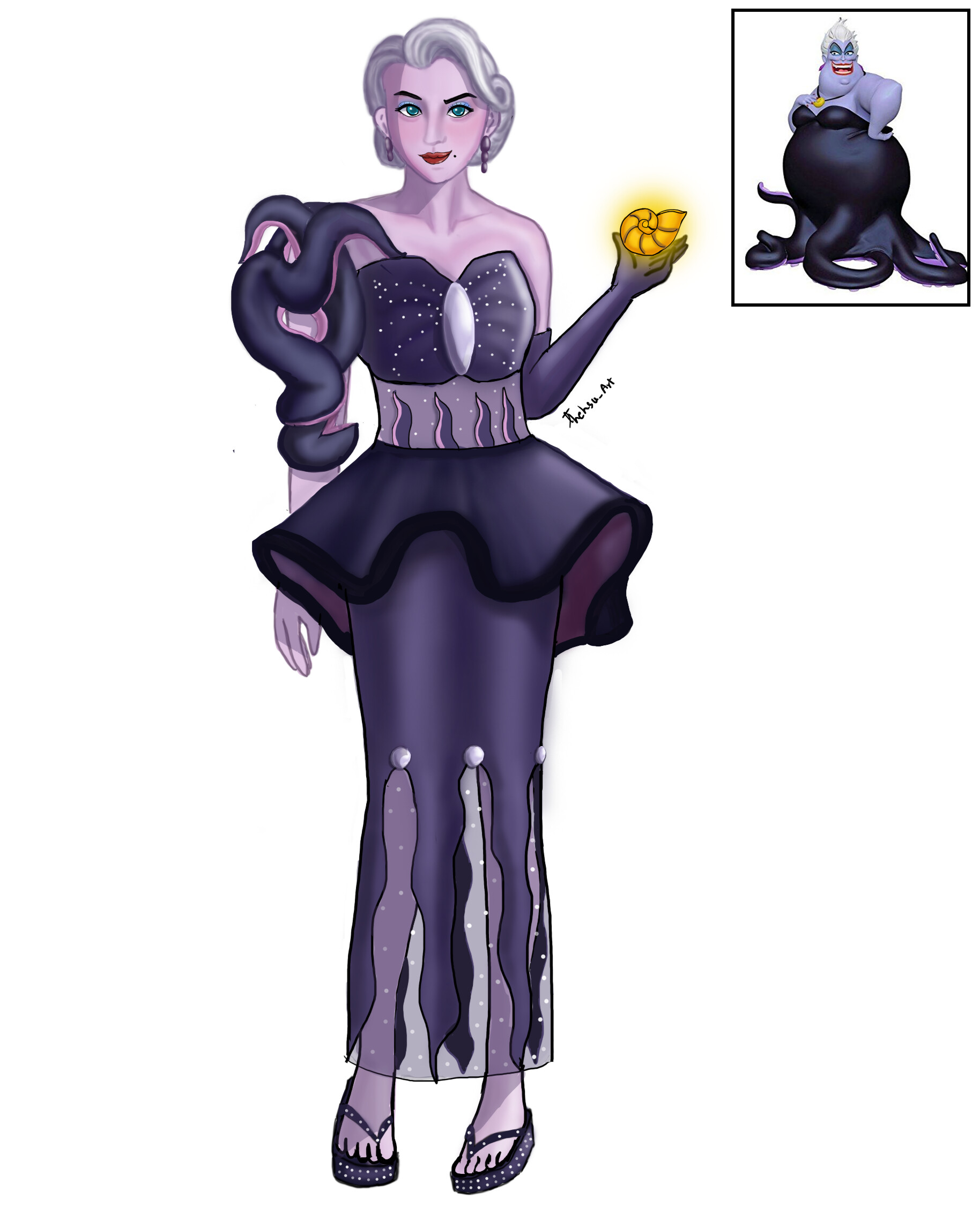 ArtStation - Ursula, villain from The Little Mermaid