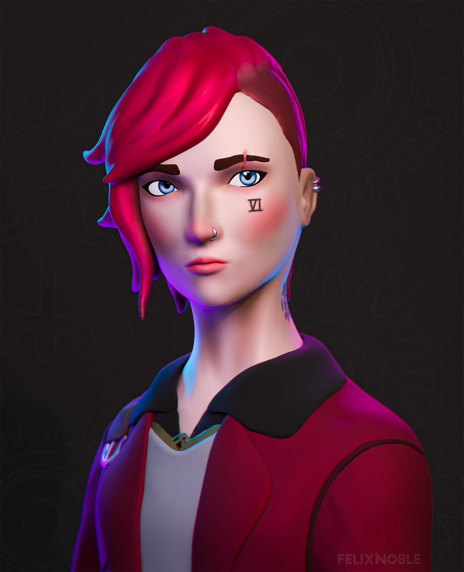 ArtStation - Vi from Arcane series Sculpt