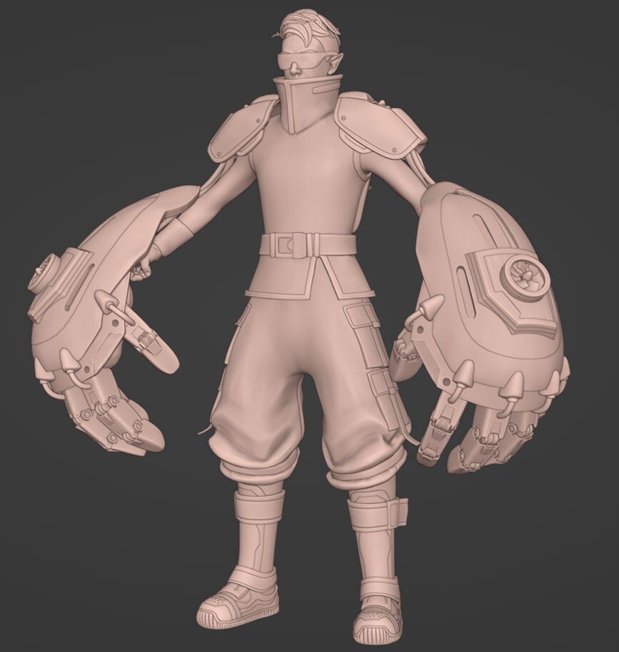 ArtStation - Stylized 3d Character Realtime Mobile Game