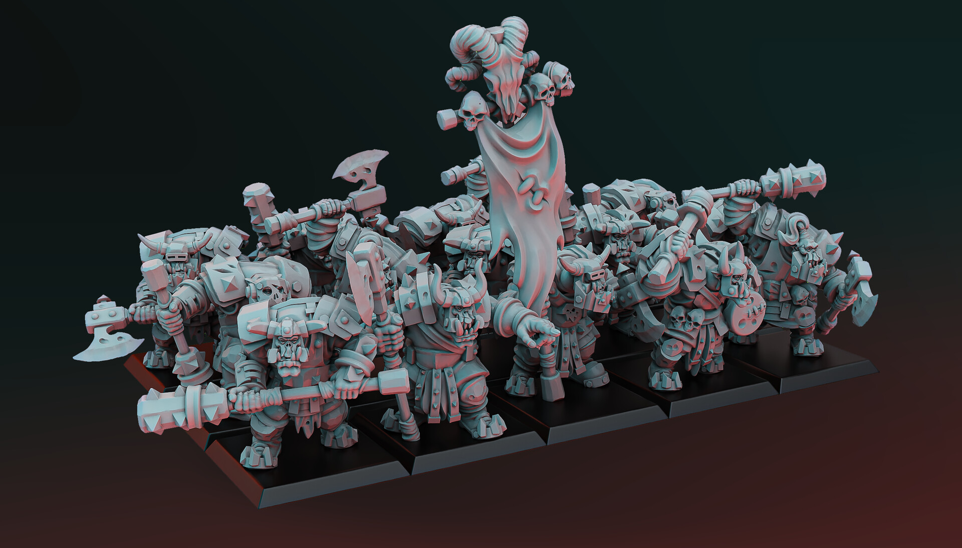 ArtStation - Armoured Orcs Set