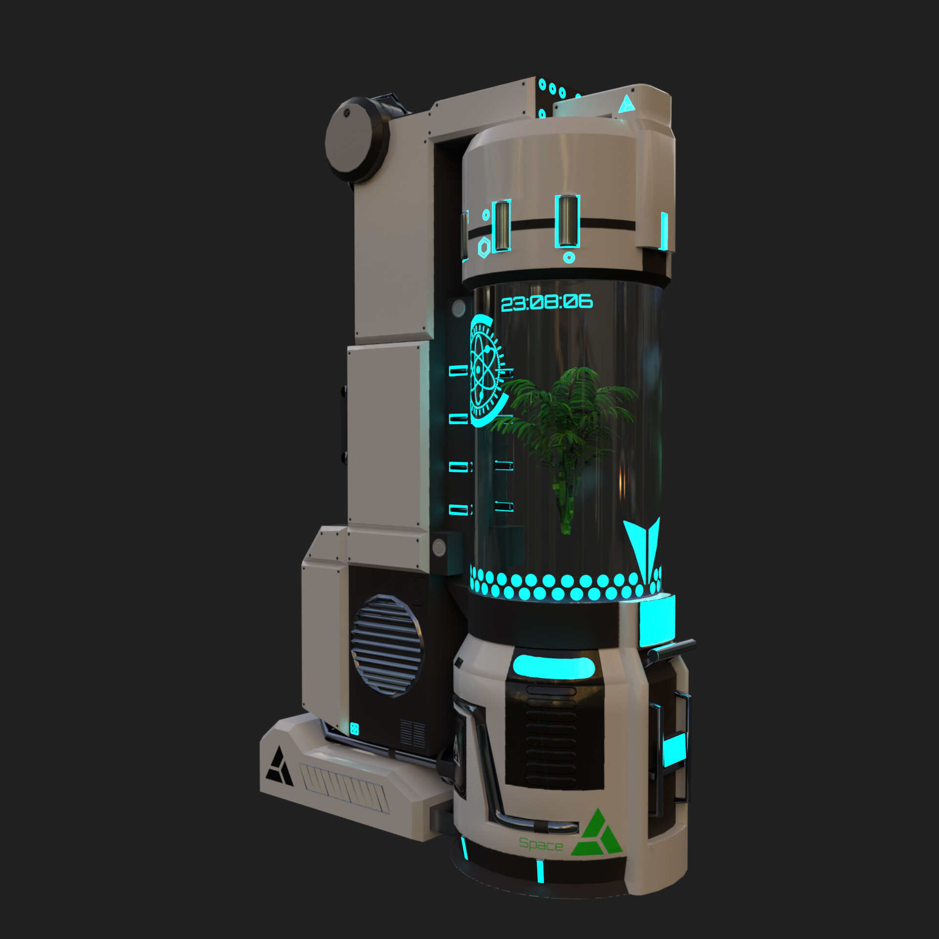 ArtStation - Laboratory sci fi equipment