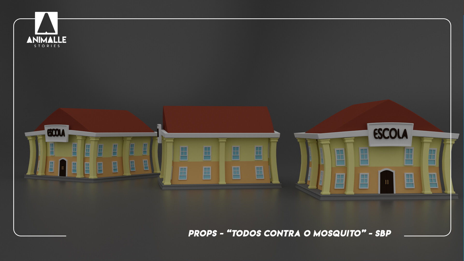 ArtStation - School -3D modeling