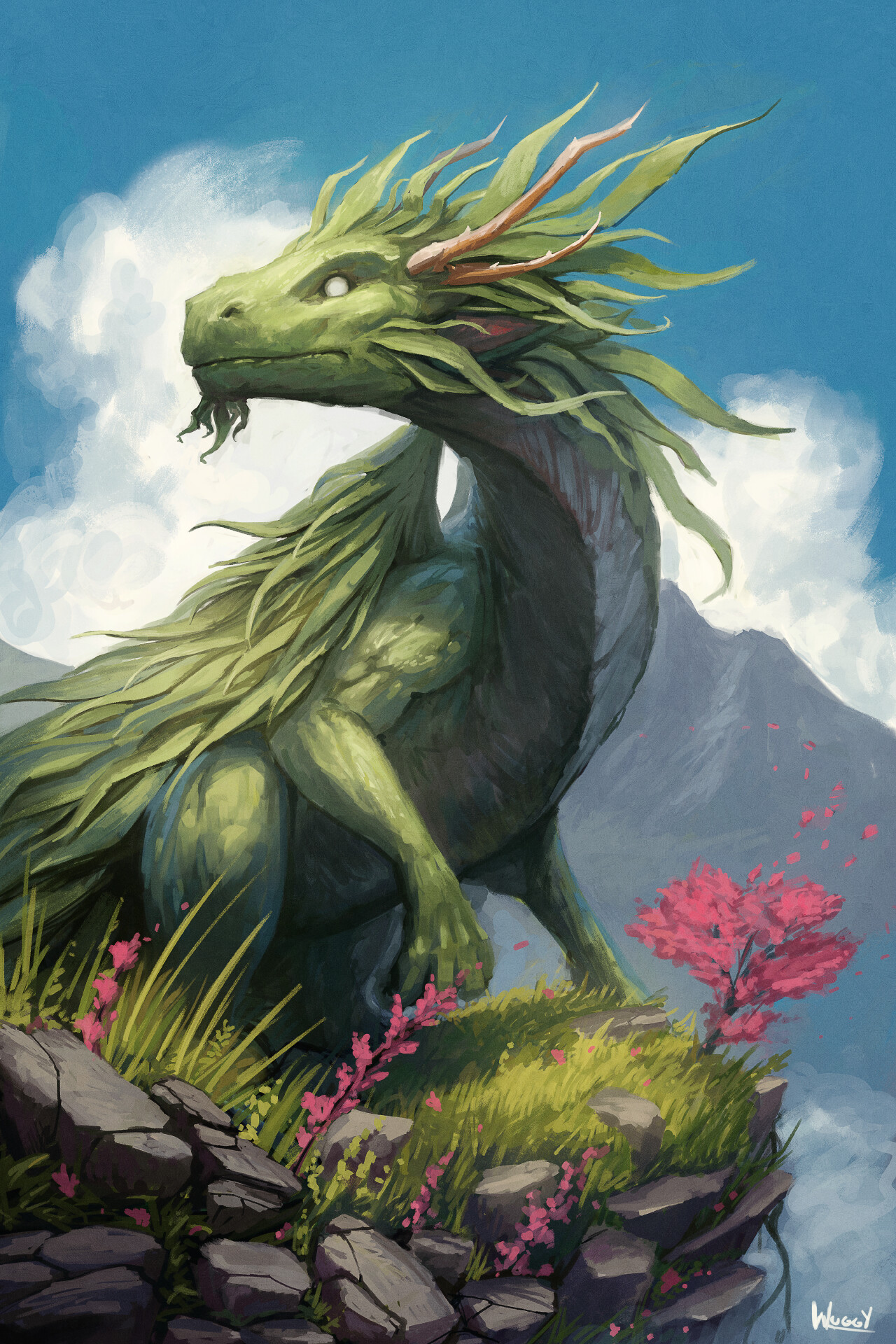 Verdant Dragon by Ari-Matti Toivonen : r/AdorableDragons