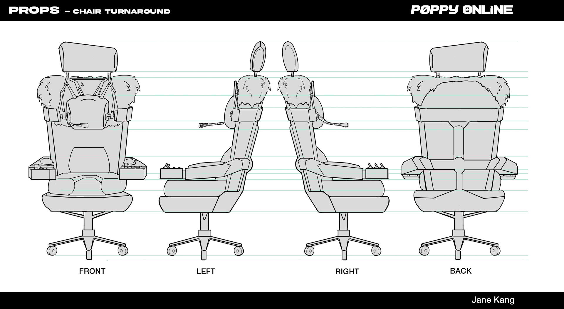 ArtStation - Prop Turnarounds & Sketches