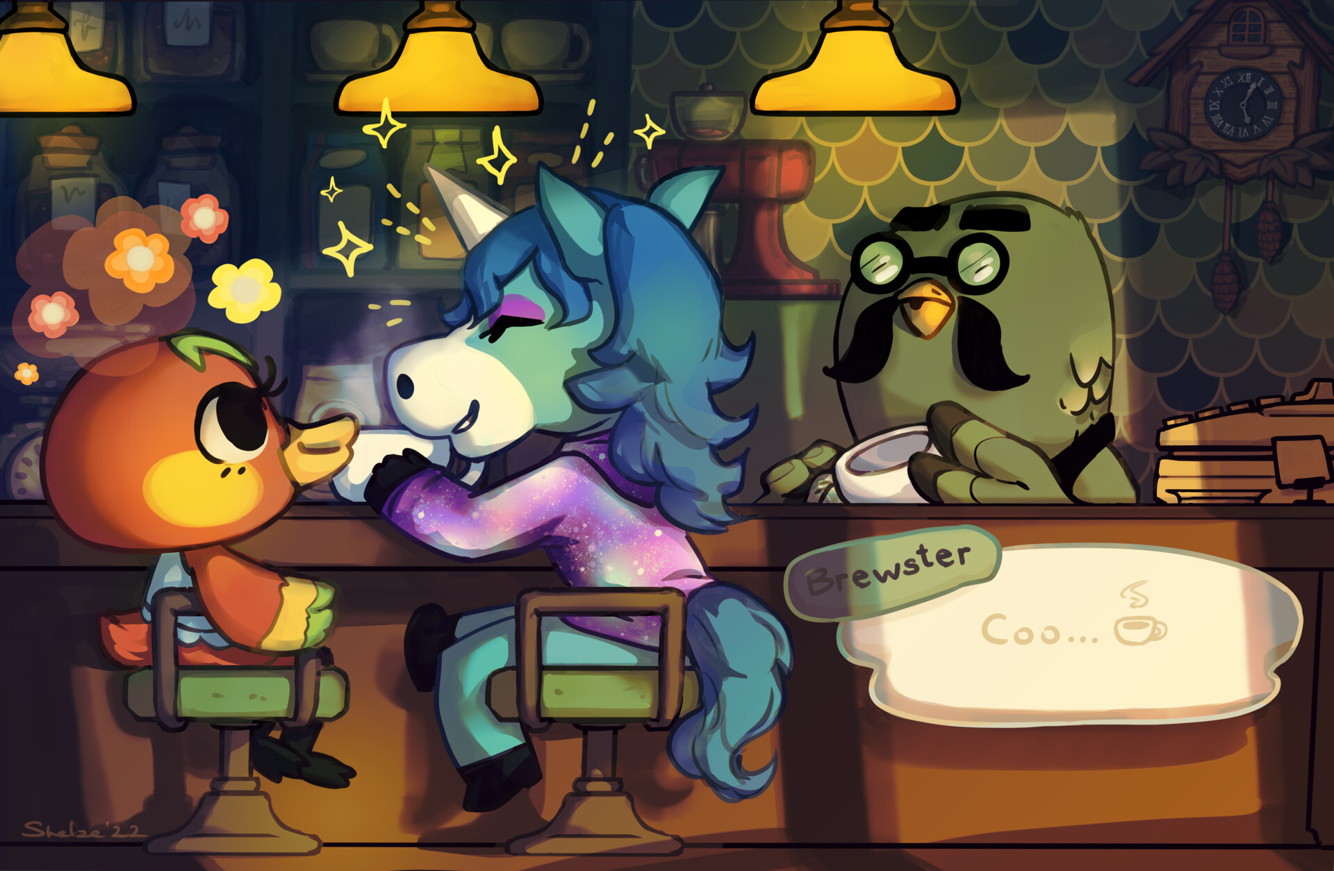 ArtStation - Coffee Break - ACNH
