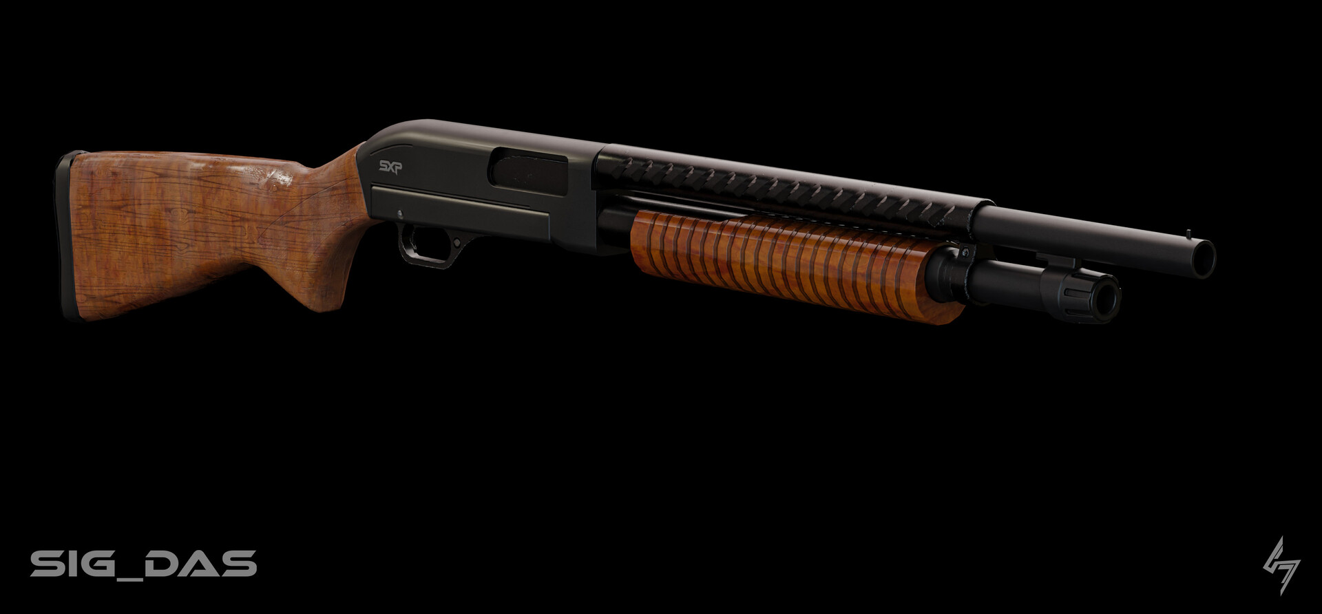 Sigvaldas Užkuraitis - SXP shotgun made from reference