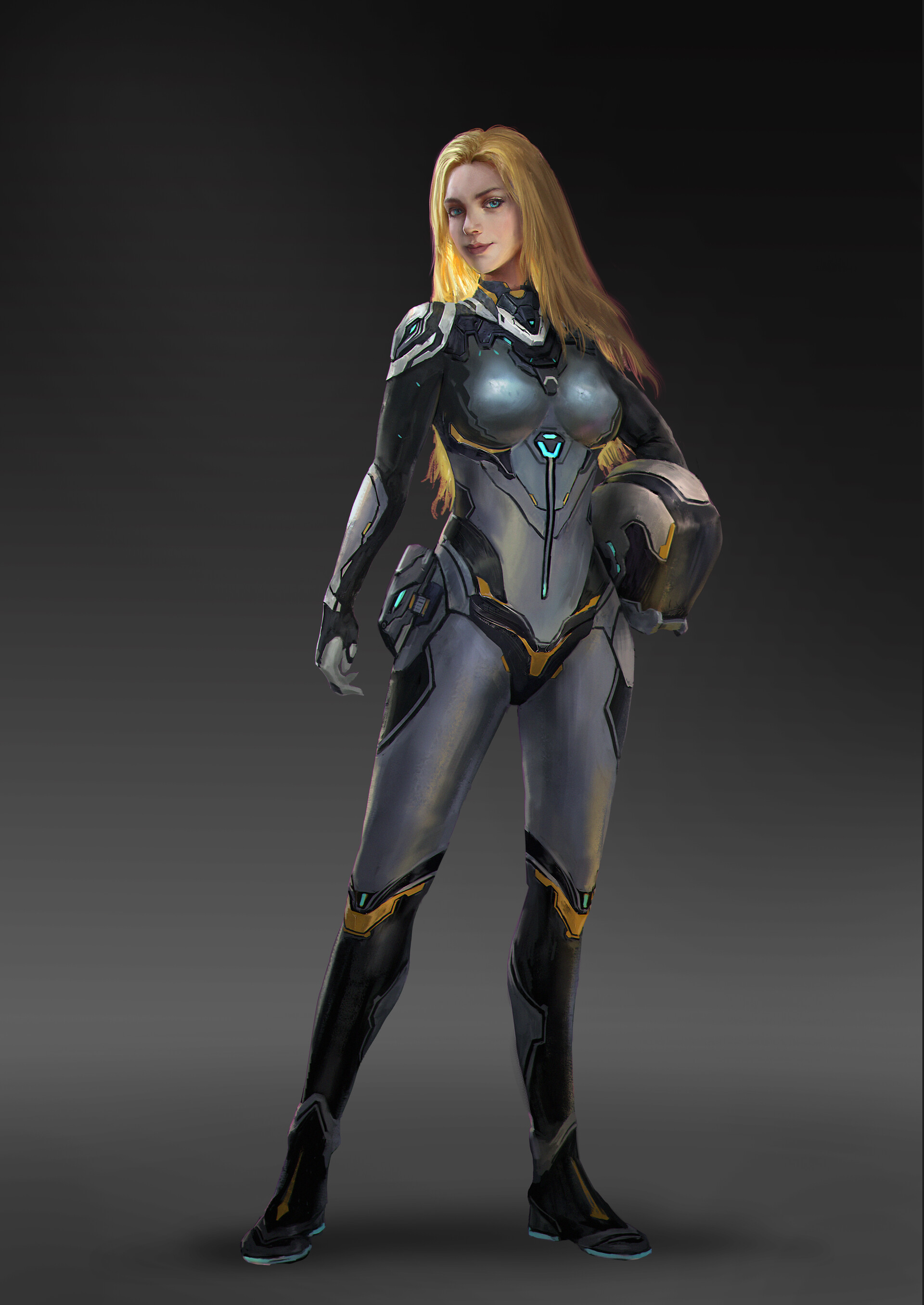 ArtStation - 科幻项目角色设计-以前工作上的项目图