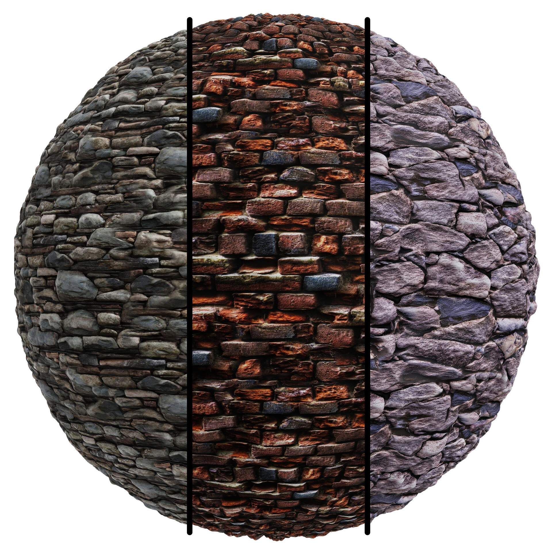 ArtStation - FB388 stone facade coverings | 3MAT | PBR | Seamless