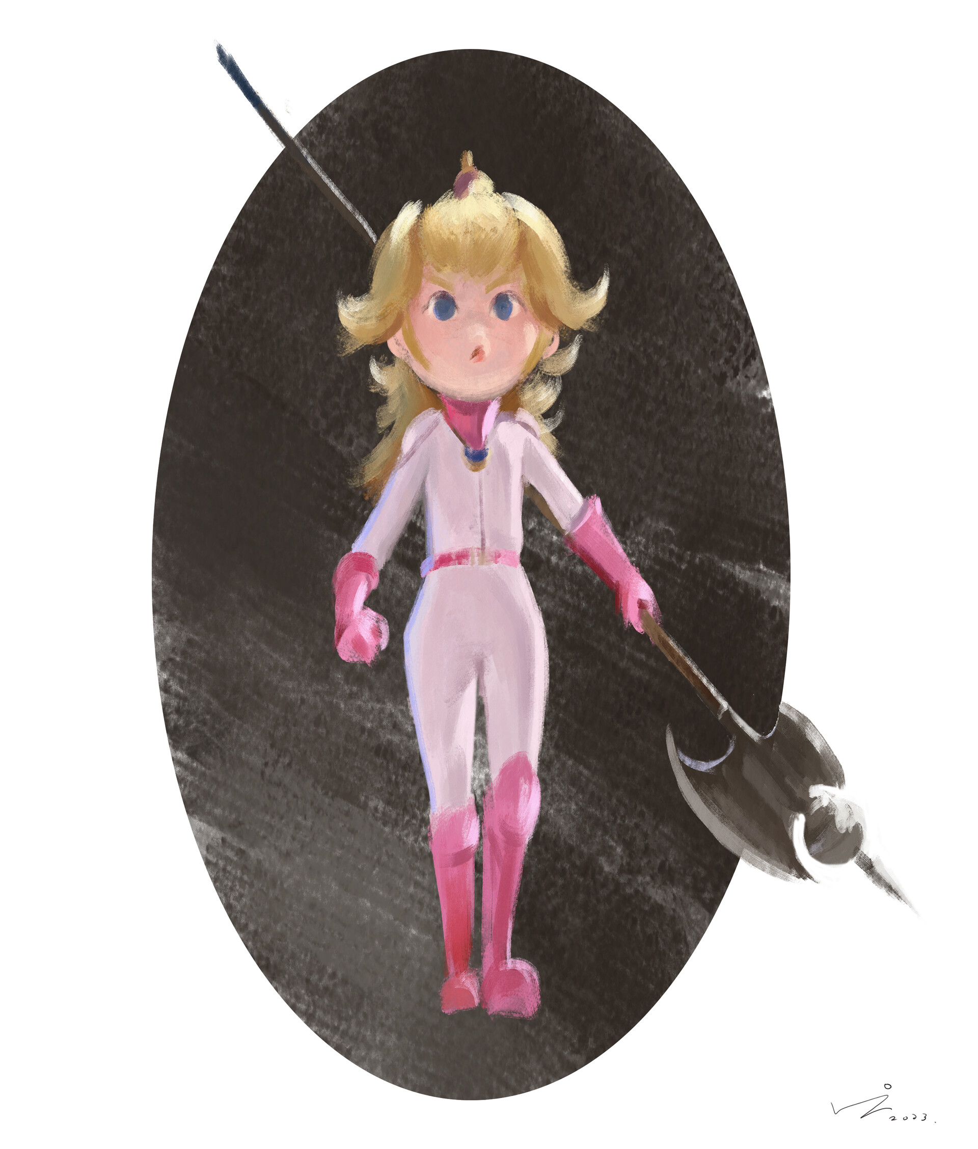 ArtStation - Princess Peach Fan Art