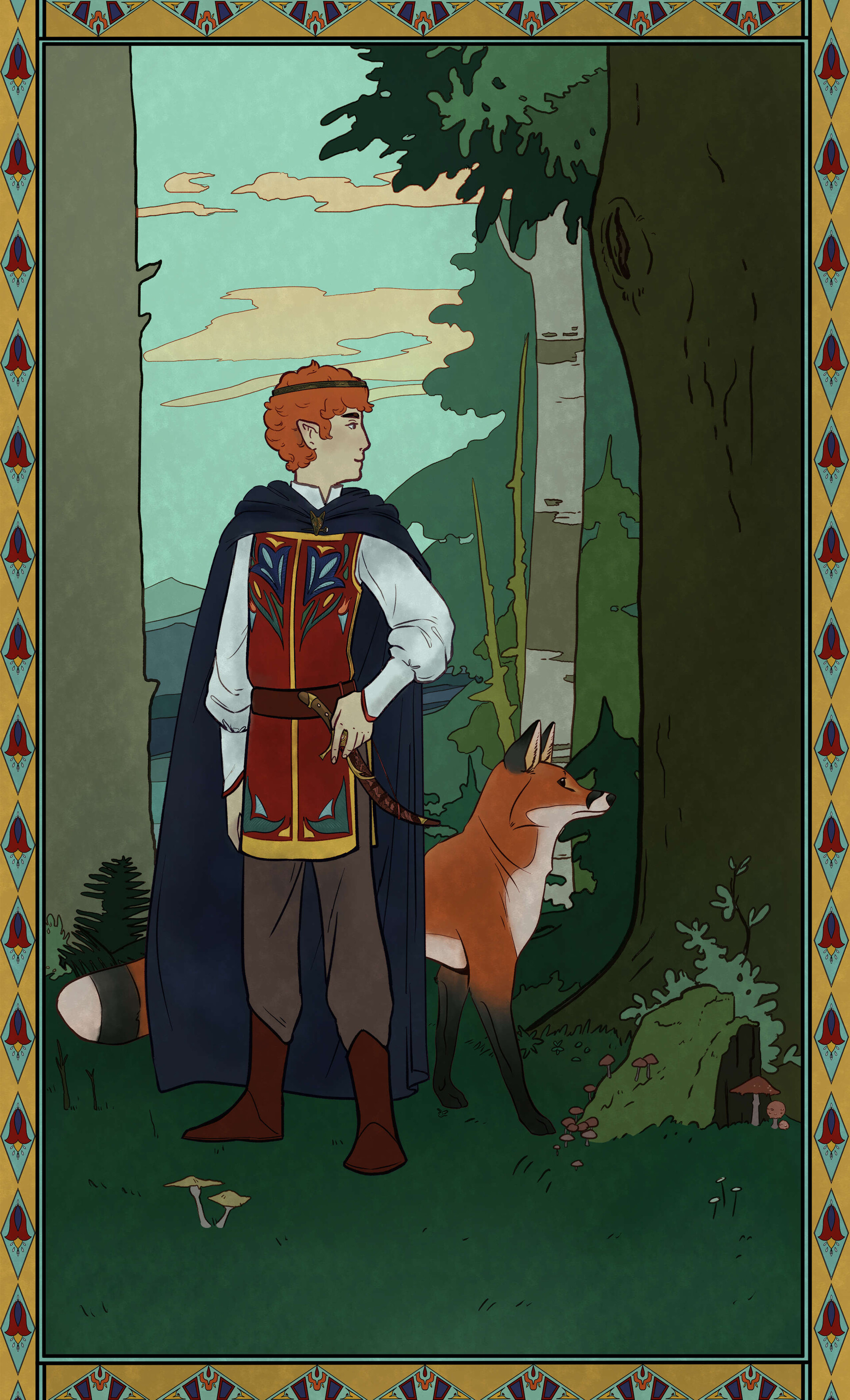 ArtStation - Fairytale Fox Prince