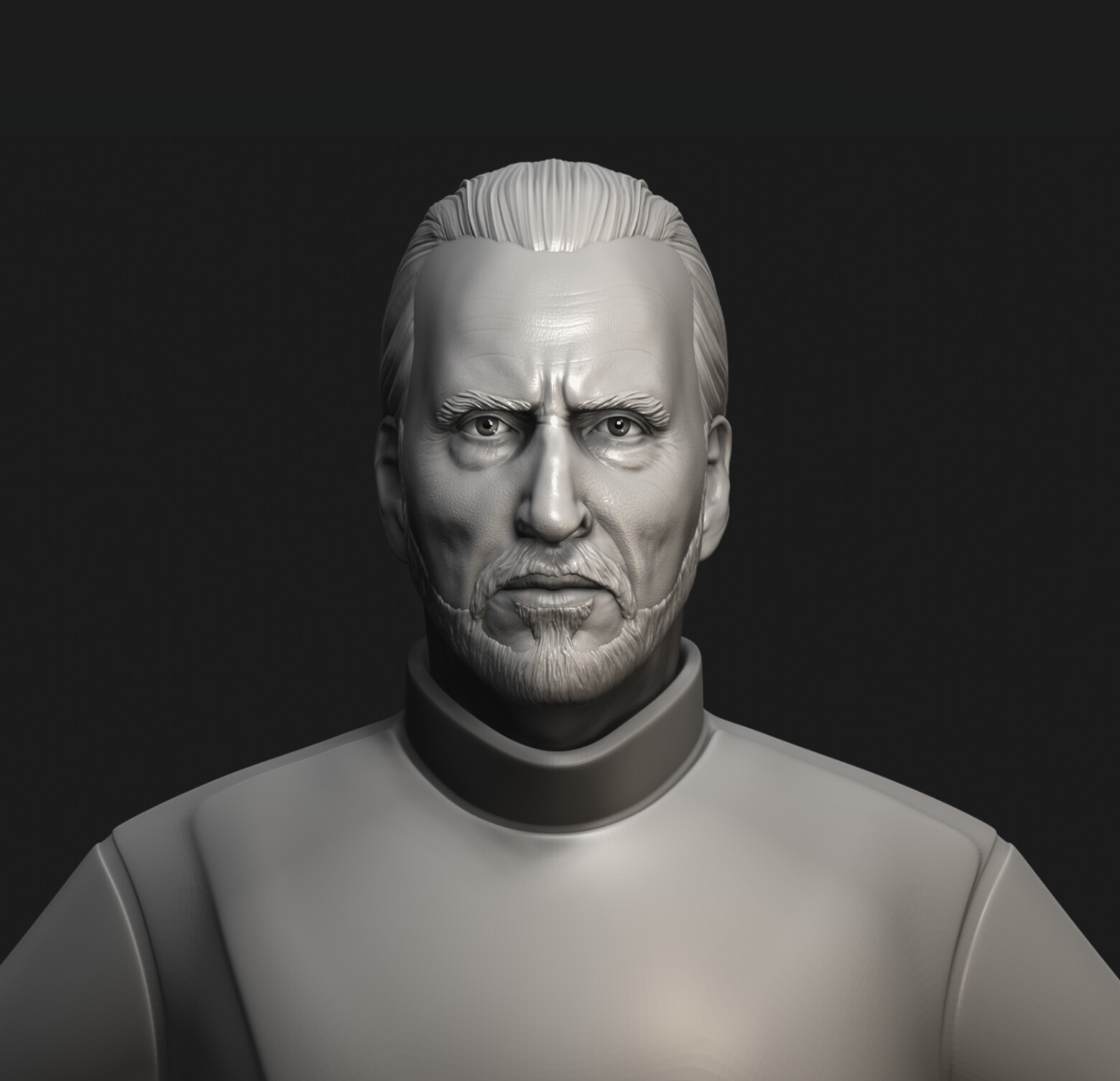 ArtStation - Count Dooku Fan Art WIP