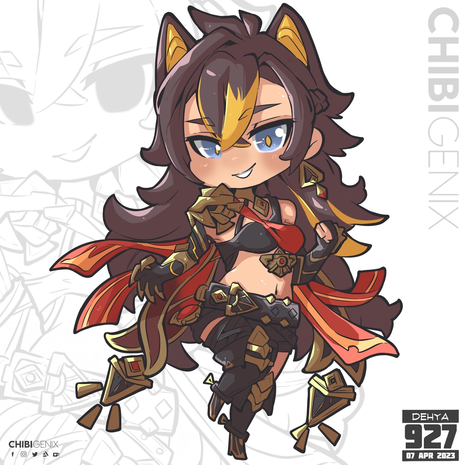 ArtStation - 927: Dehya [Genshin Impact