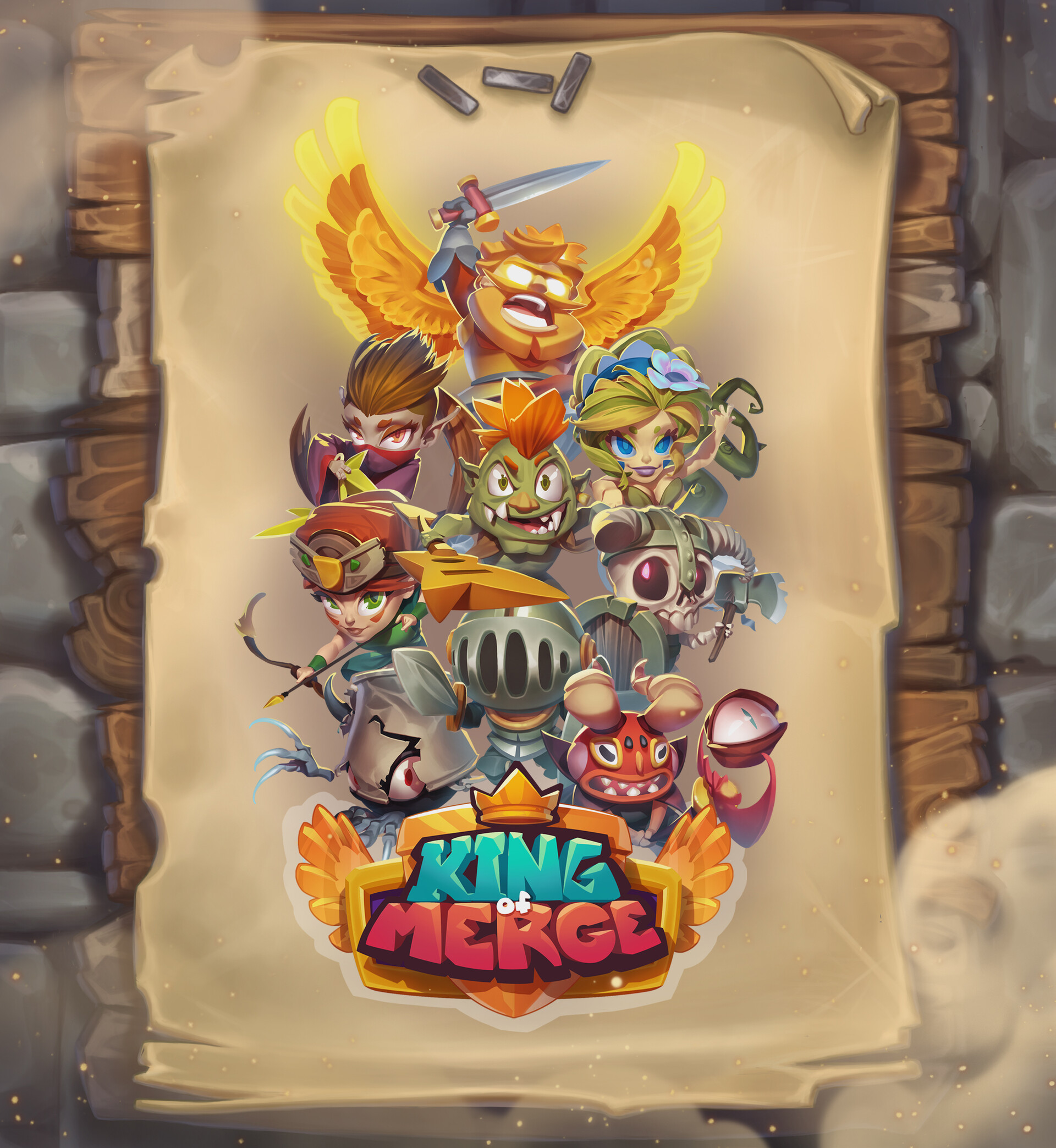 ArtStation - King of Merge game art