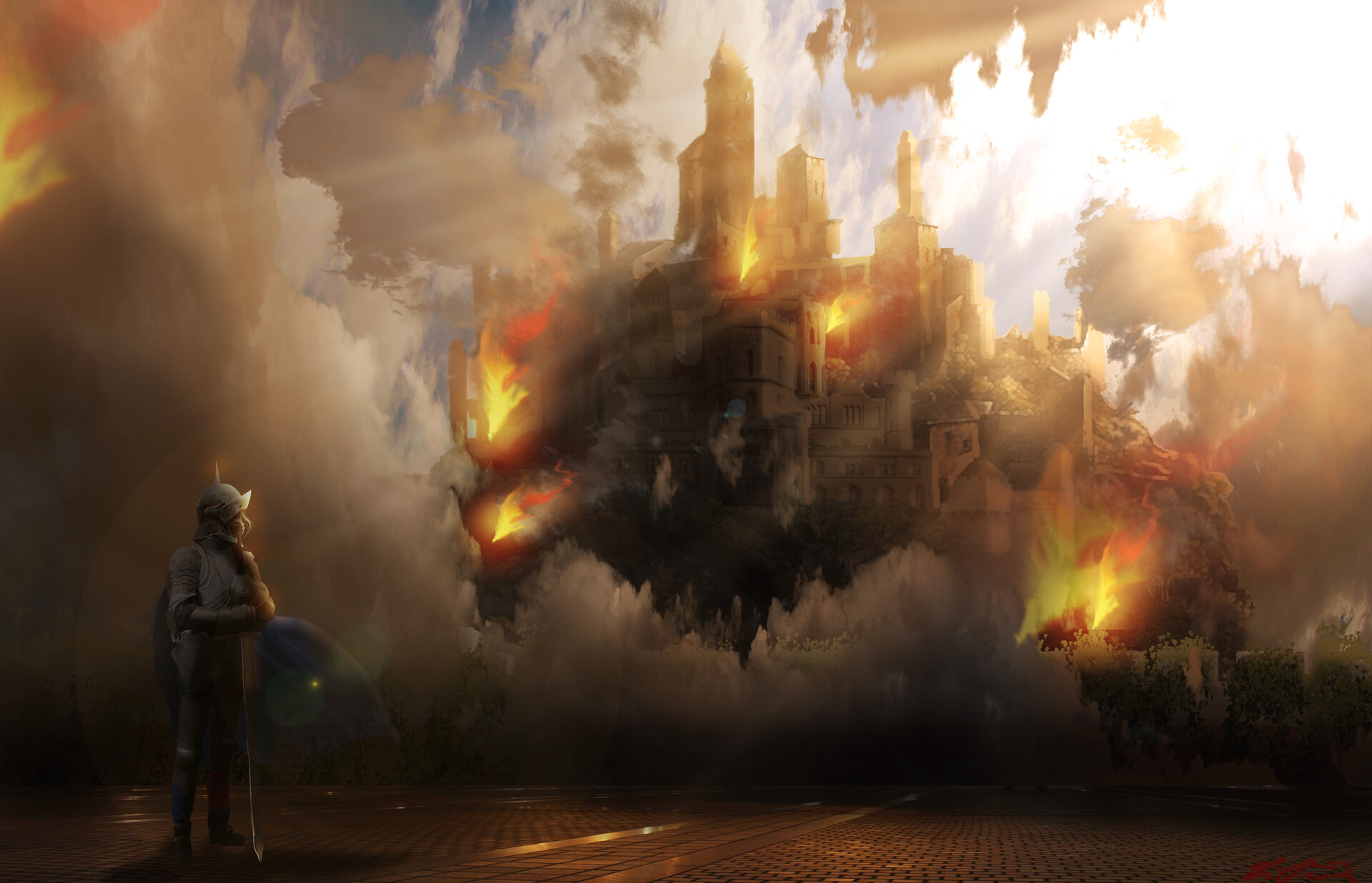 ArtStation - Dance in the fire