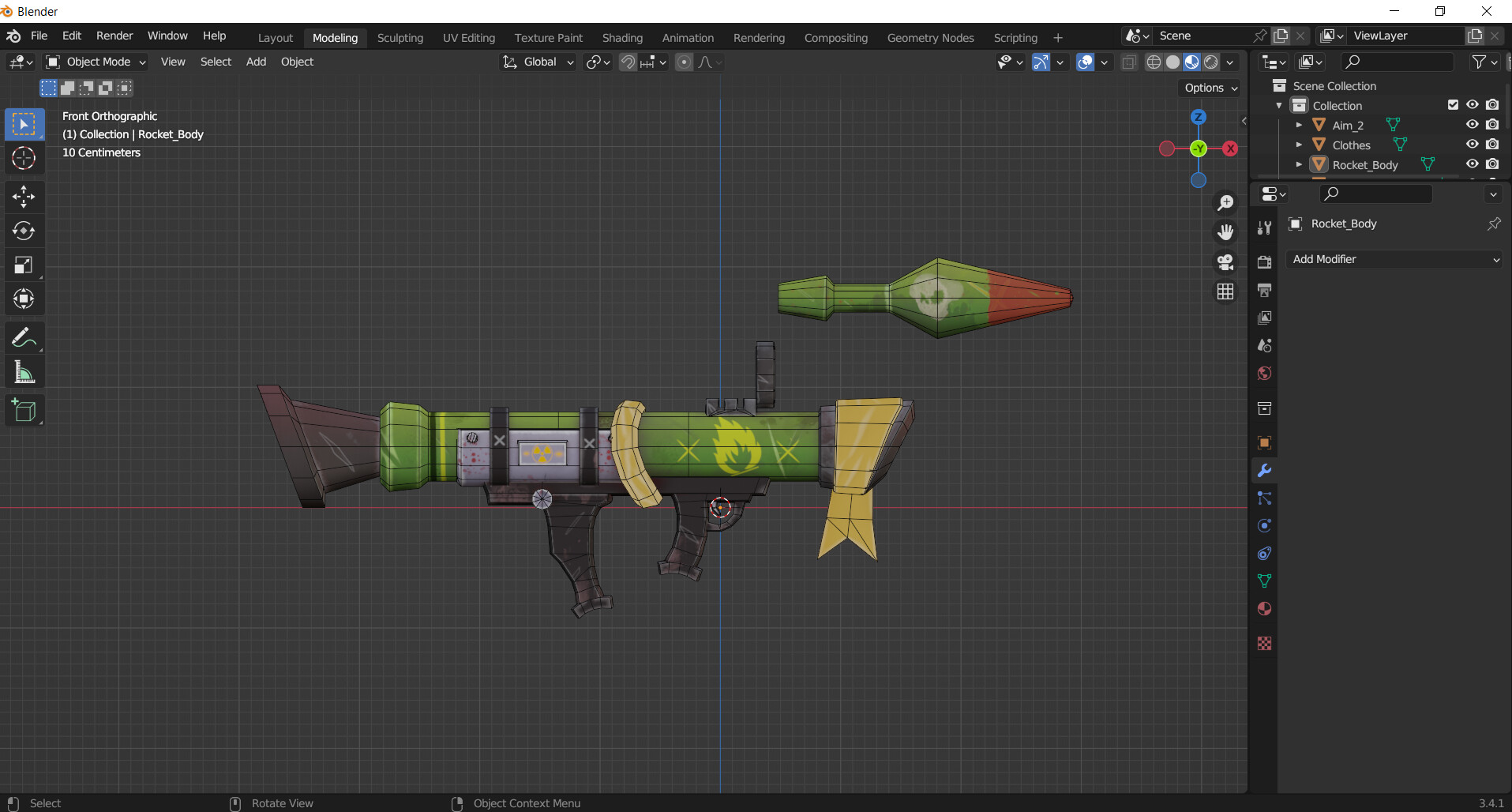 Shaoor Azam - Stylized Rocket Launcher Low Poly