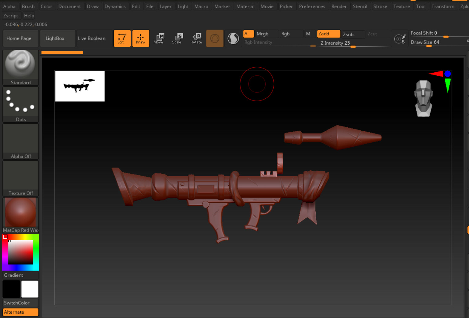 Shaoor Azam - Stylized Rocket Launcher Low Poly