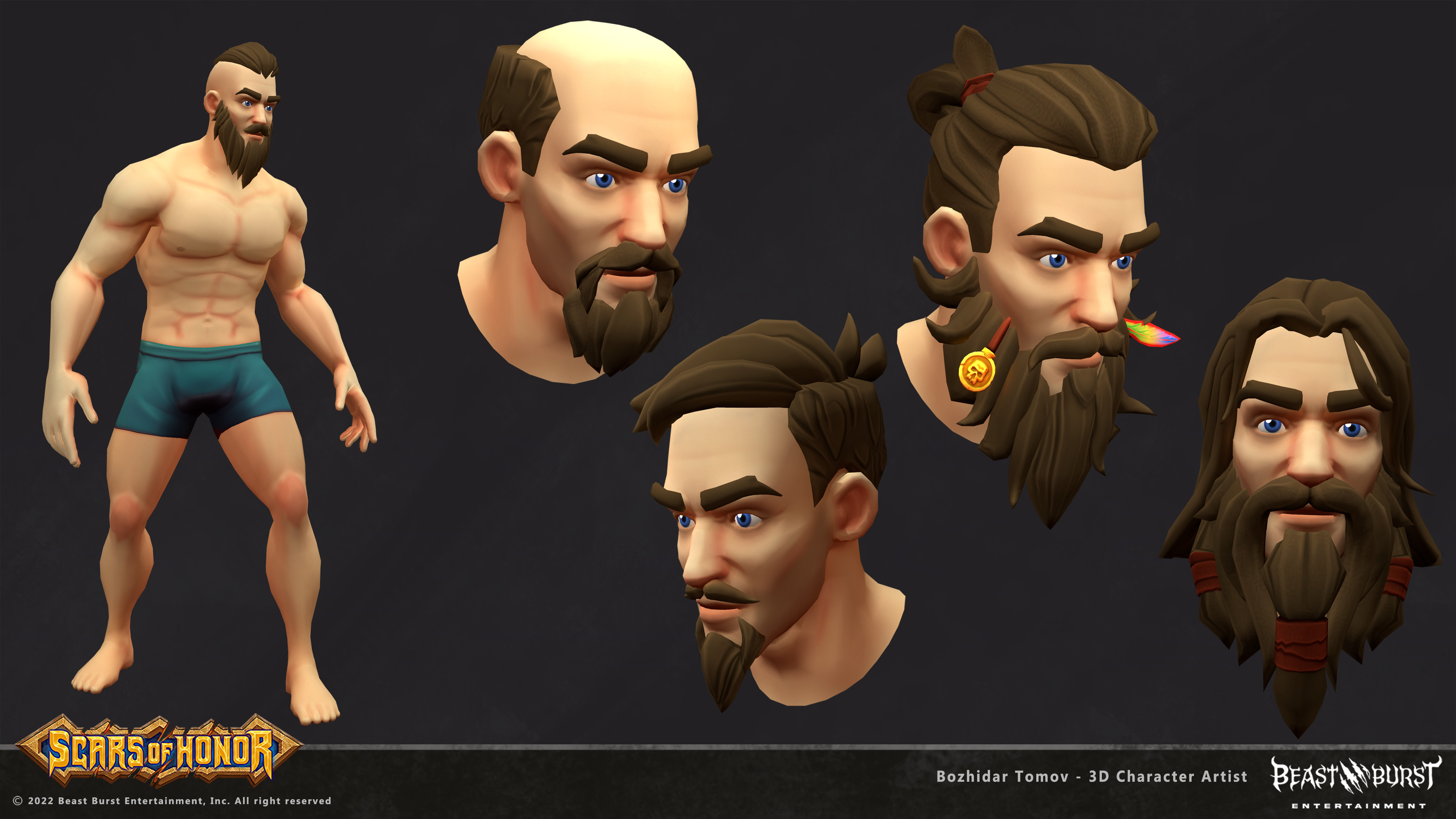 Beast Burst Entertainment - Human Male