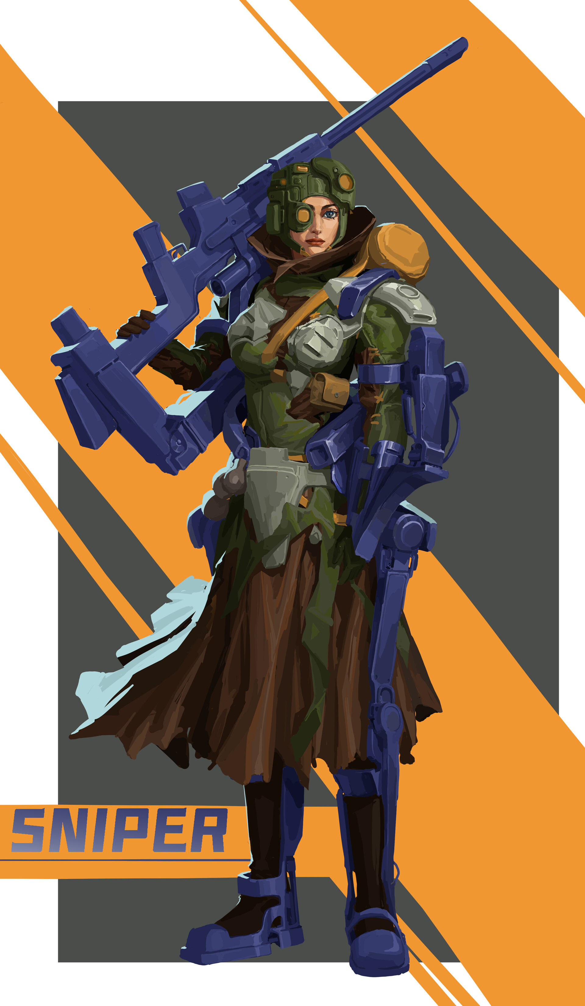 ArtStation - Female Sniper