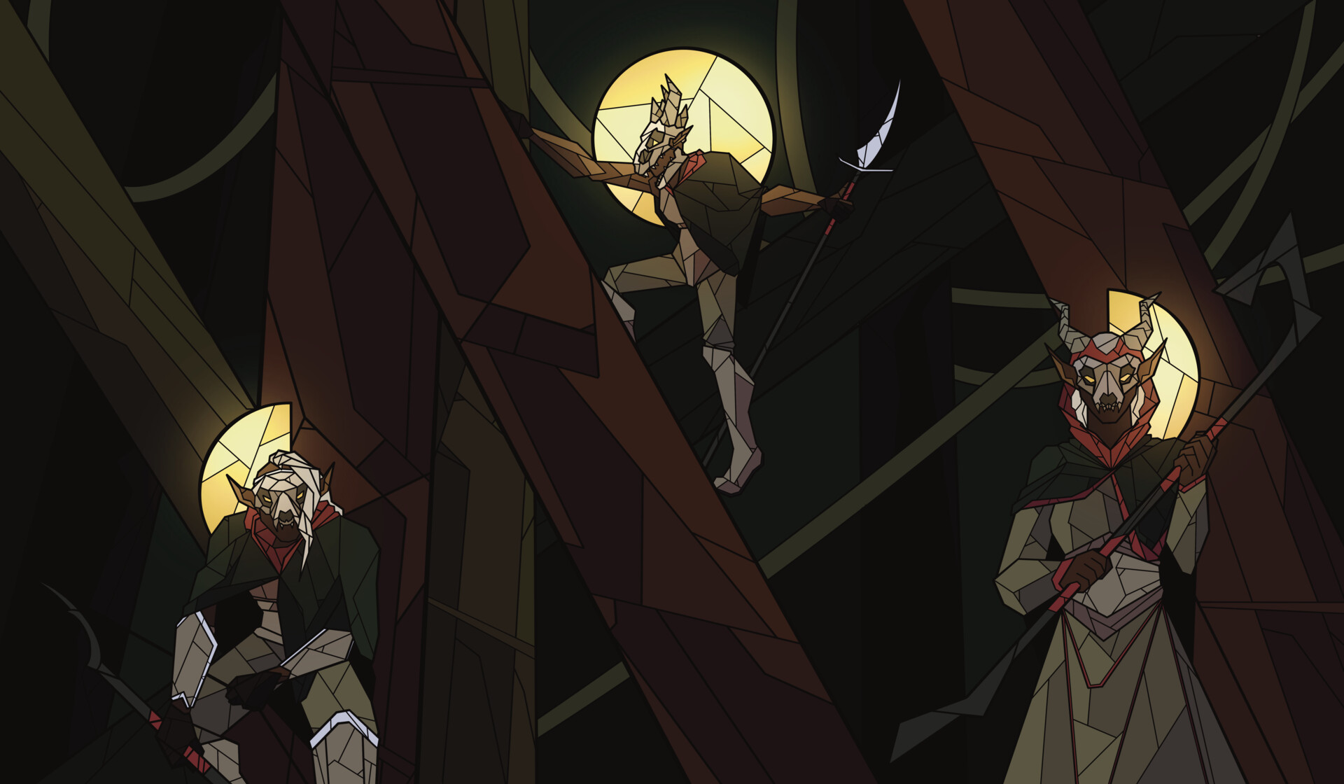 ArtStation - Elf patrol.