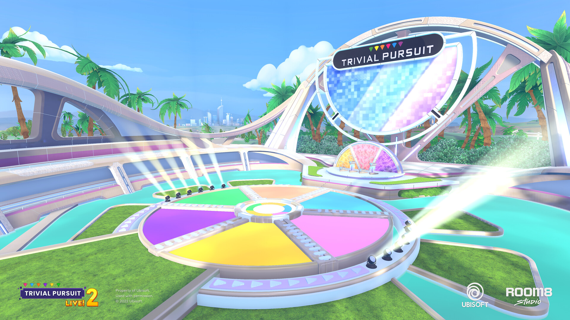 Room 8 Studio - Portfolio - Locations (Trivial Pursuit Live! 2)